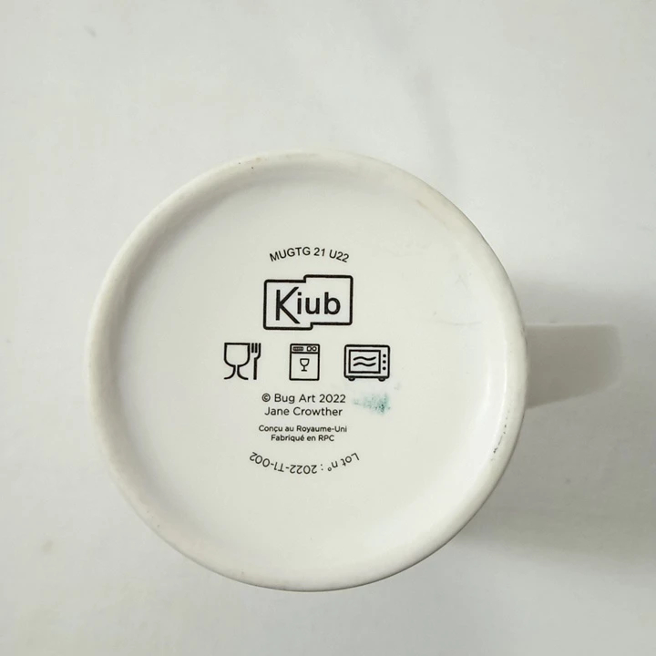 Mug XL conique mat 435 ml Kook chien - Kiub - Label Emmaüs