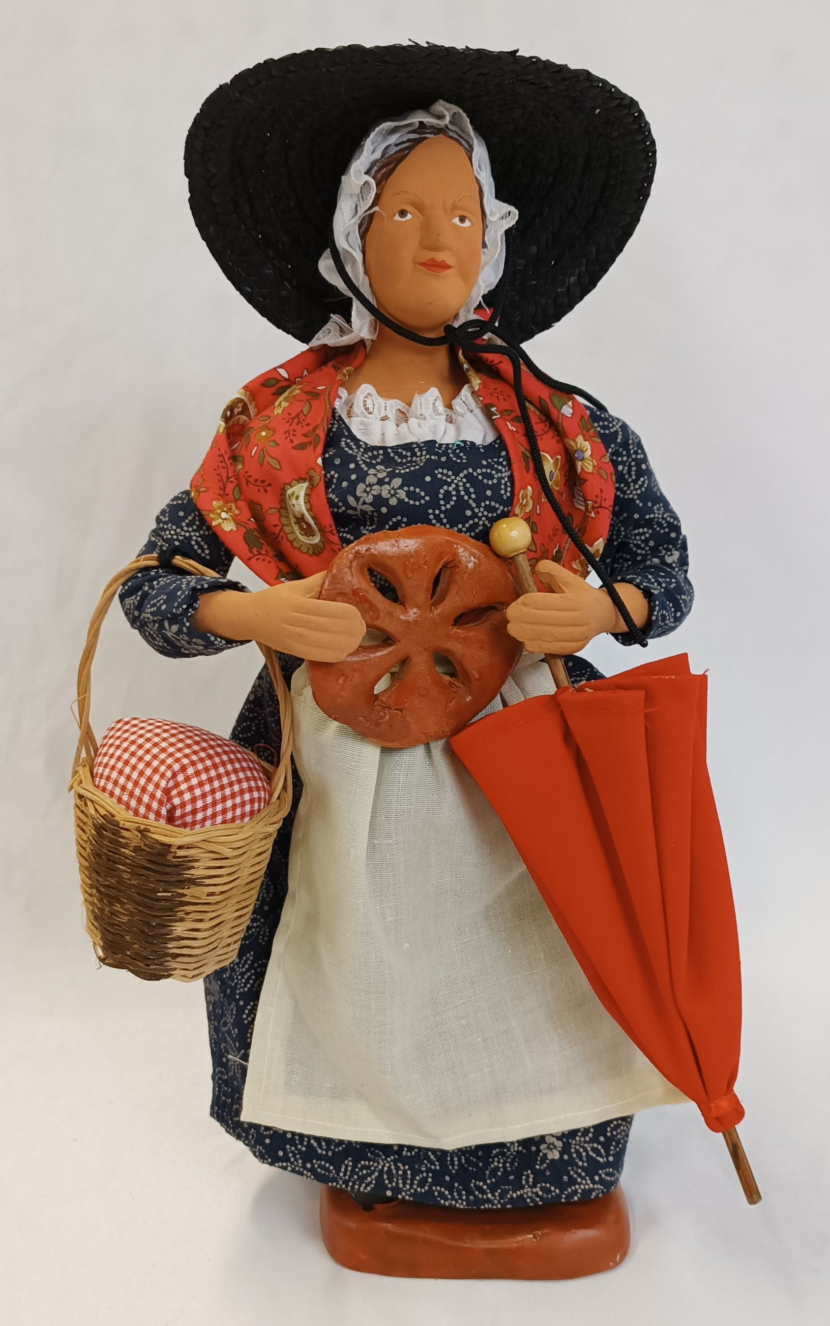 Santon de la Collection "Les santons" - "First Lady" : La porteuse de ...