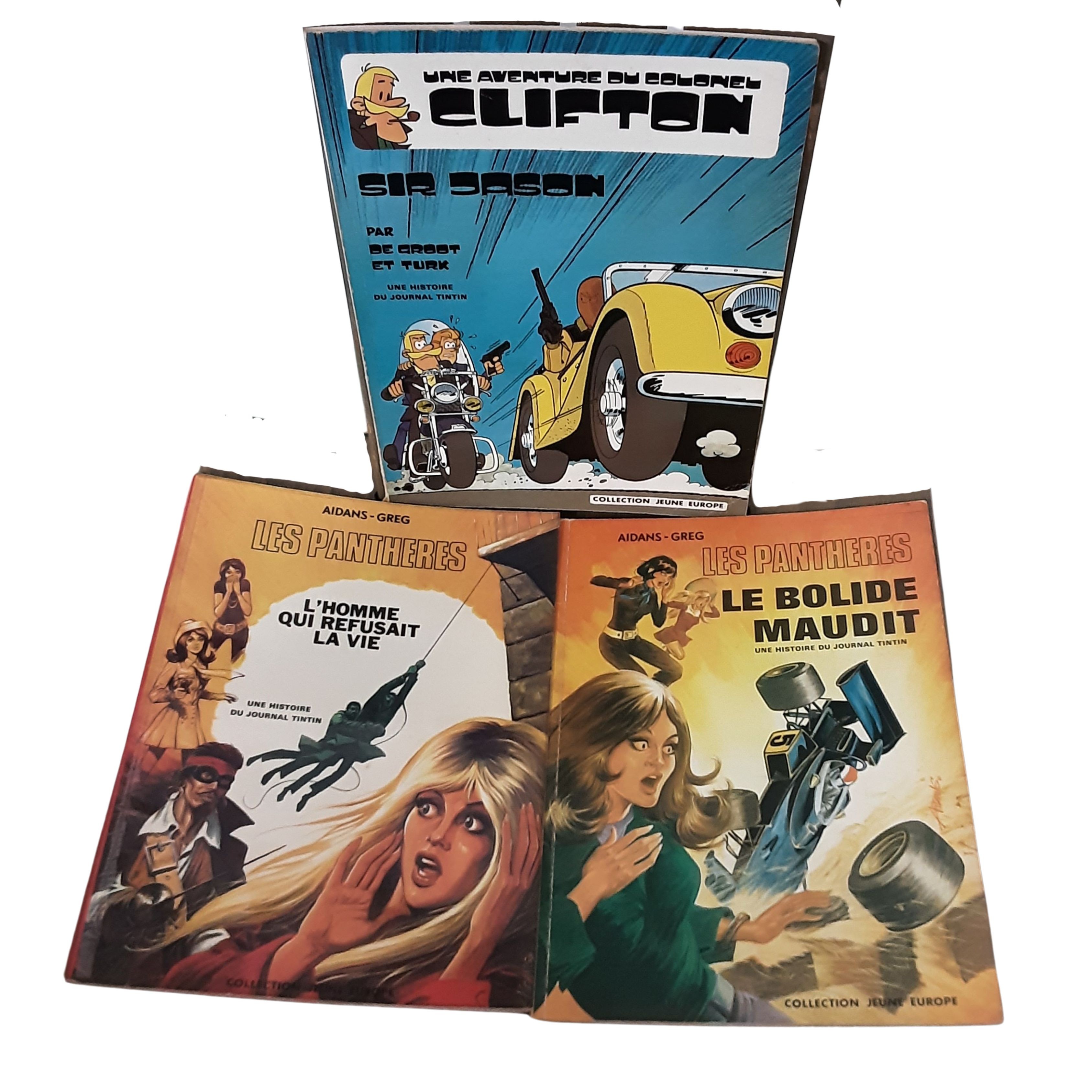 Lot de 3 "Collection Jeune Europe" (2 volumes "Les Panthères et 1 ...