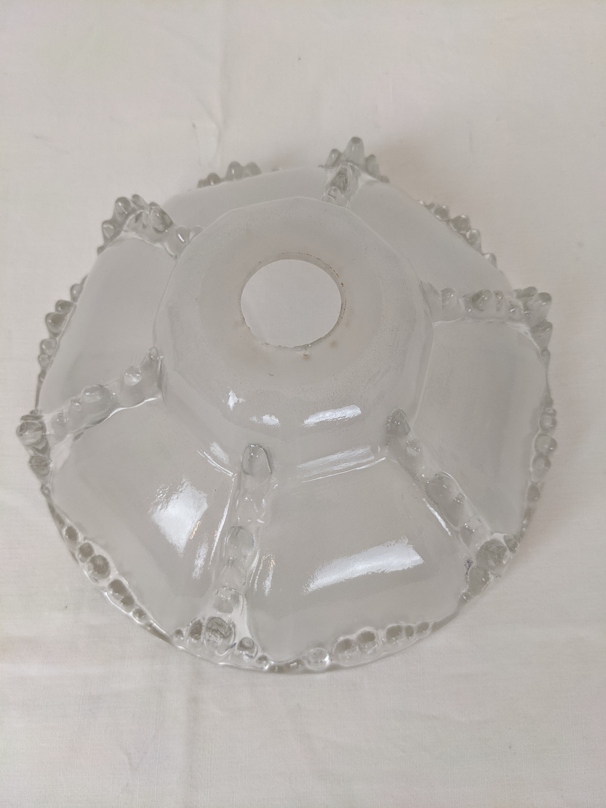 🏠 Paire d'anciennes suspensions en verre moulé - EZAN - France année 30 ...