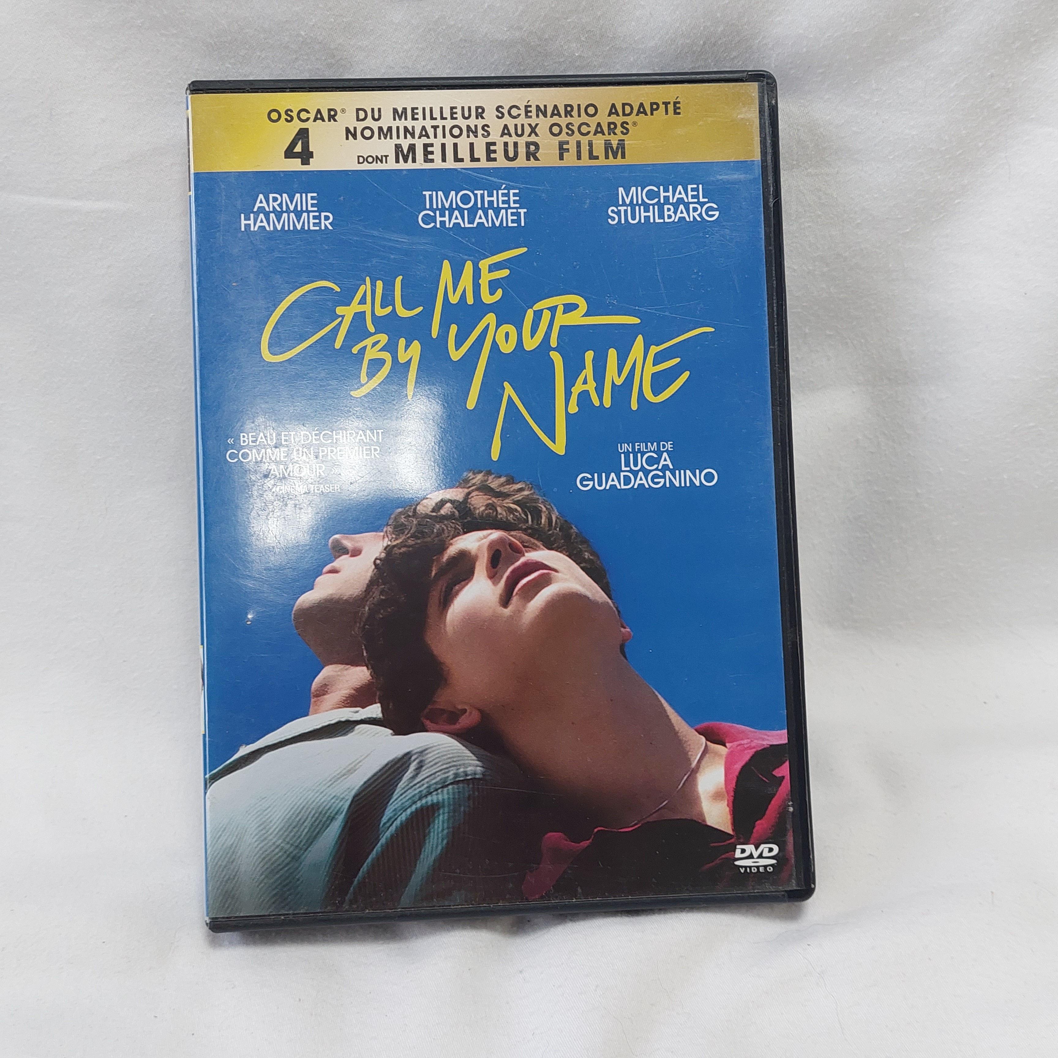 🎲 Dvd - Call me by your name - 2017 - timothée chalamet - armie Hammer ...
