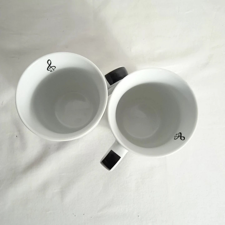 Lot de 2 mugs ppd - exemples de 16 différentes mesures Fig.1 - Label Emmaüs