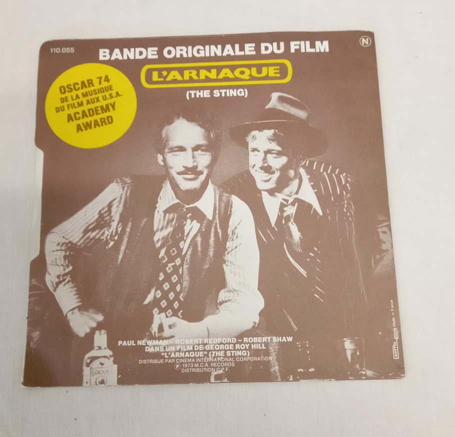 45 tours Bande originale du film L arnaque - Mca - Label Emmaüs