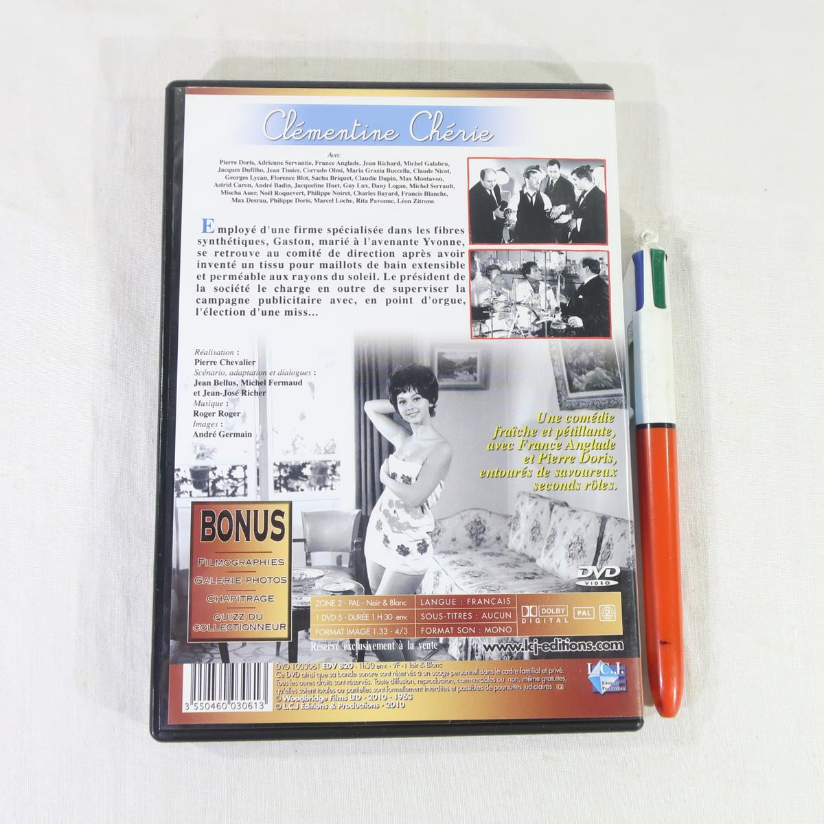 DVD " Clémentine Chérie " de Jean Bellus avec Adrienne Servantie ...