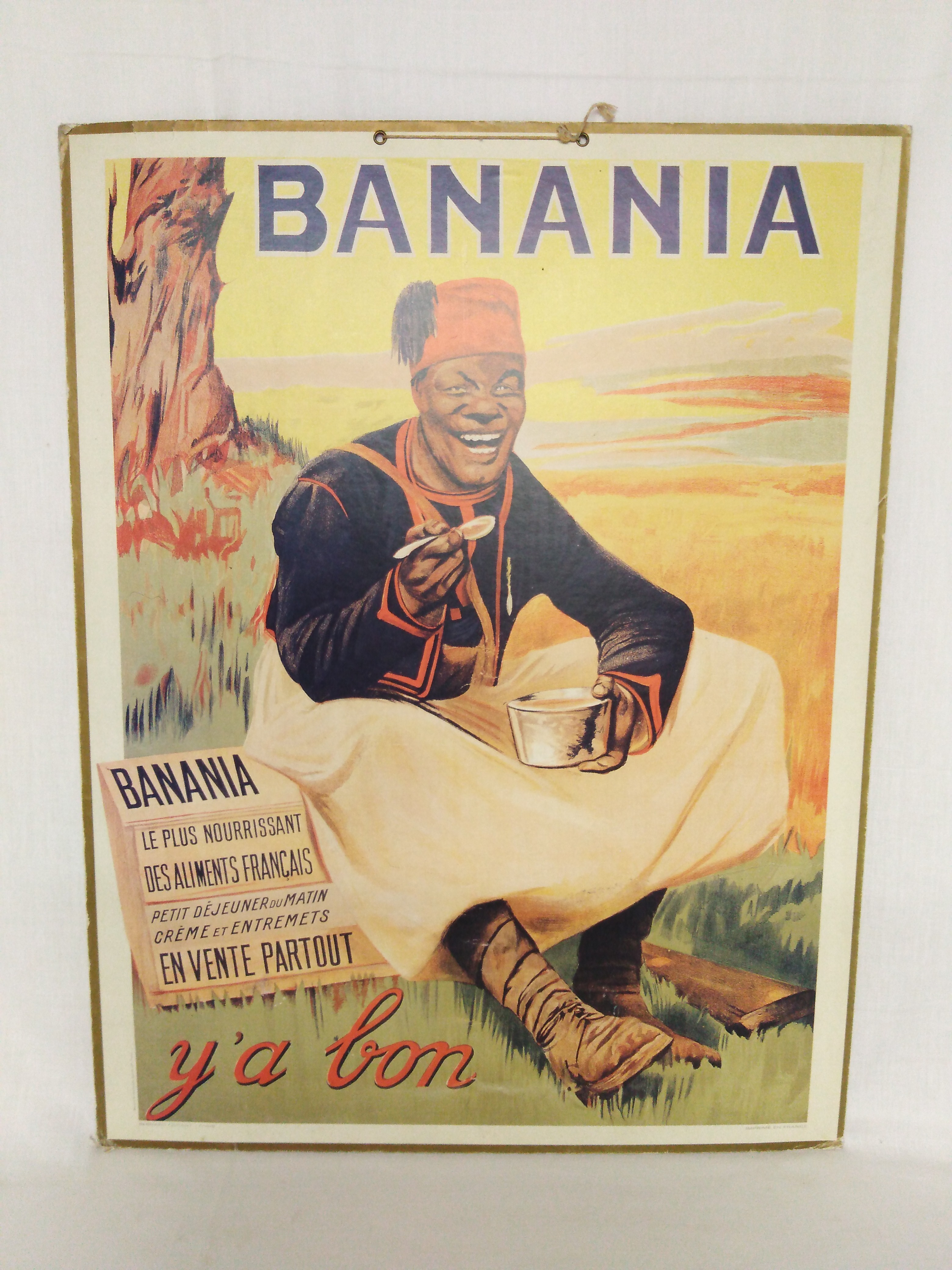 Plaque publicitaire Banania - Label Emmaüs