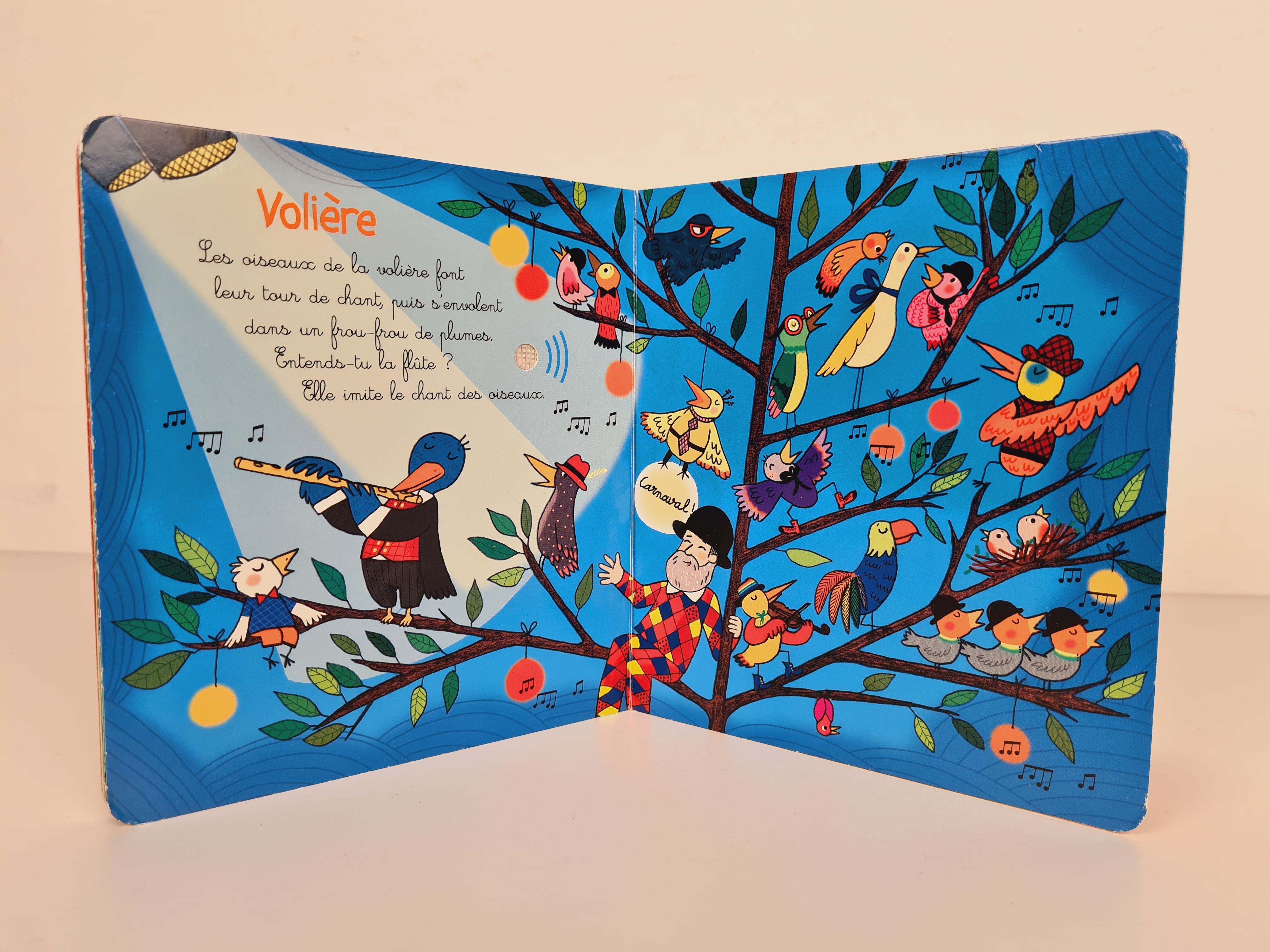 Livre rigides sonore - Le Carnaval des animaux - Label Emmaüs