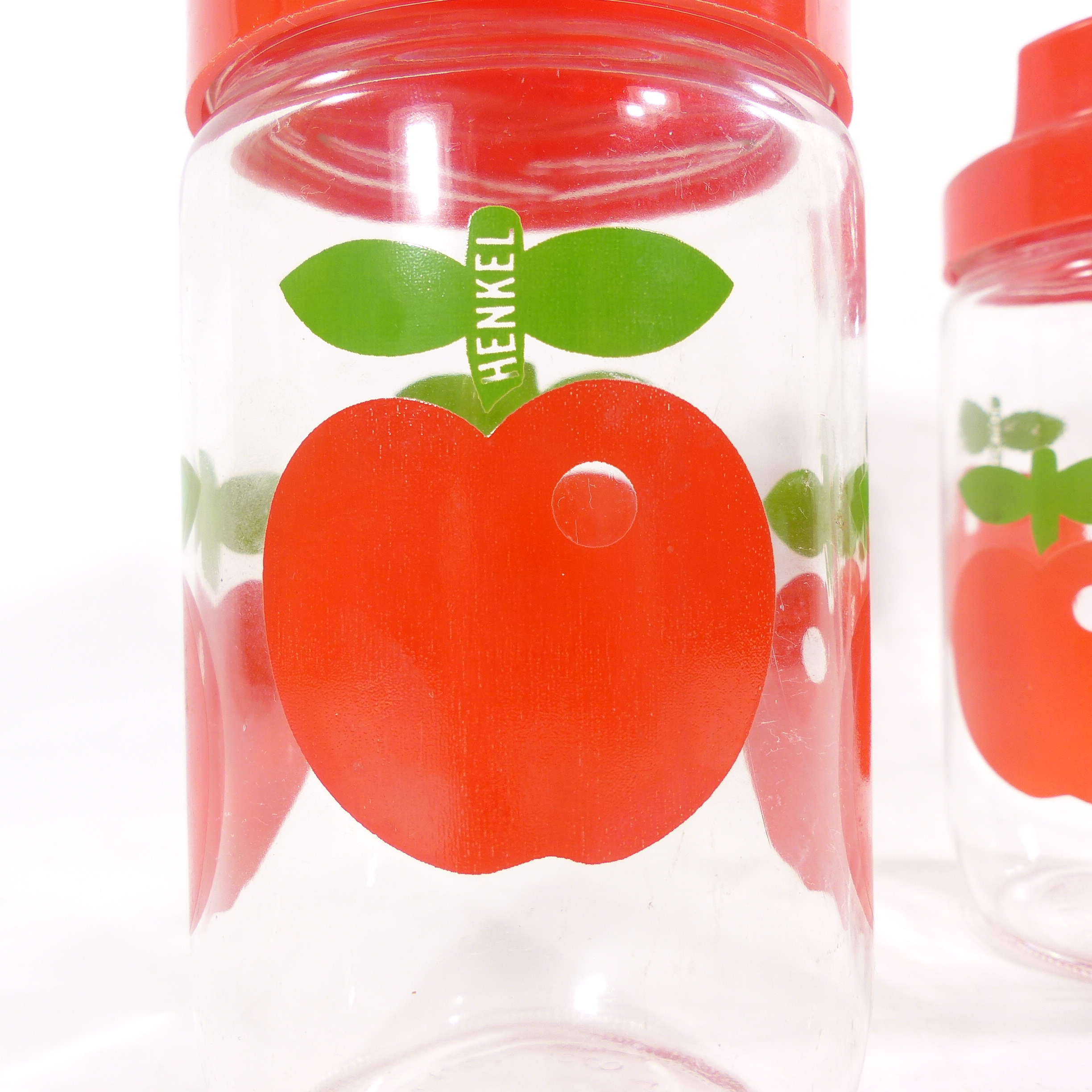 🏠 Paire de pots de cuisine 'pomme' en verre - Henkel pour la maison pas ...
