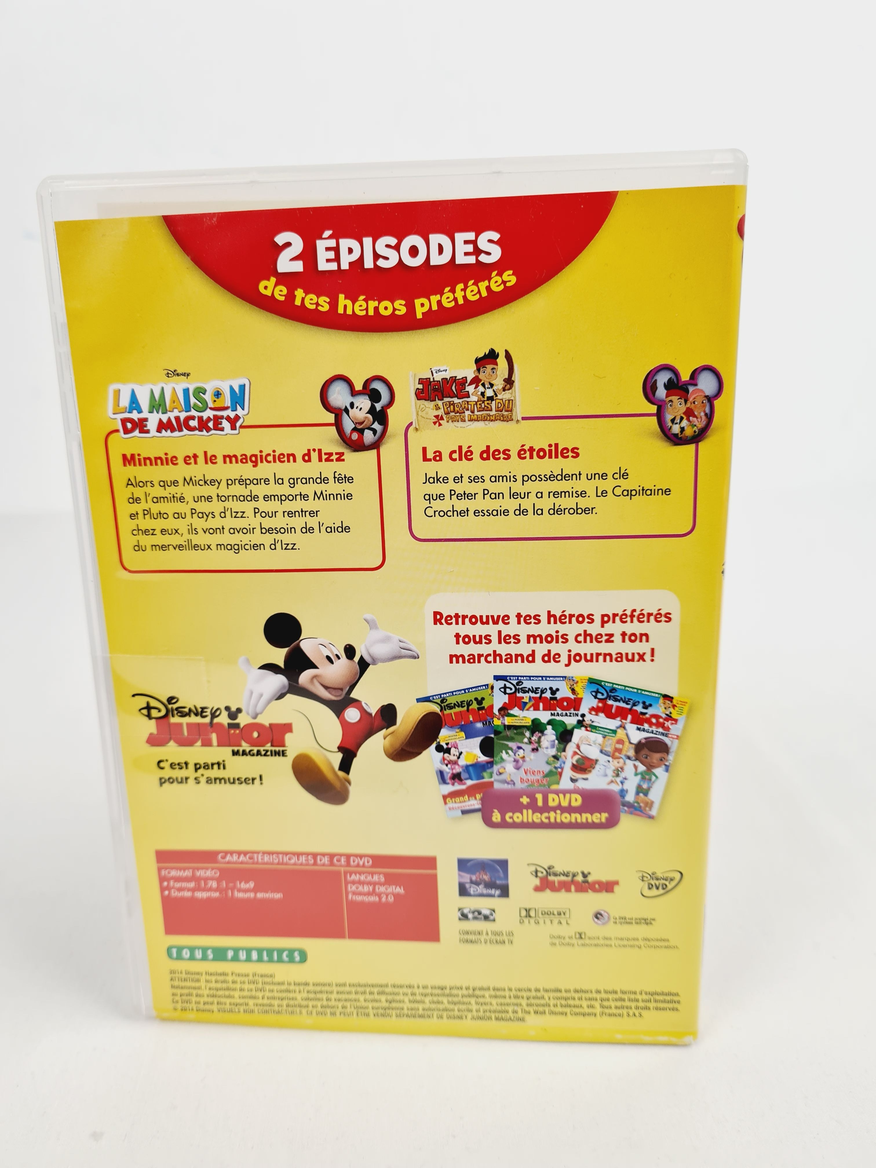 DVD - Disney Junior - 2 épisodes long- 2014. - Label Emmaüs