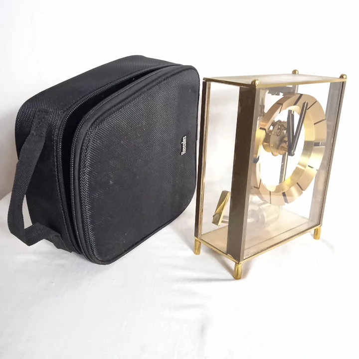 Kundo Electronic pendule en laiton et verre cadran - Label Emmaüs