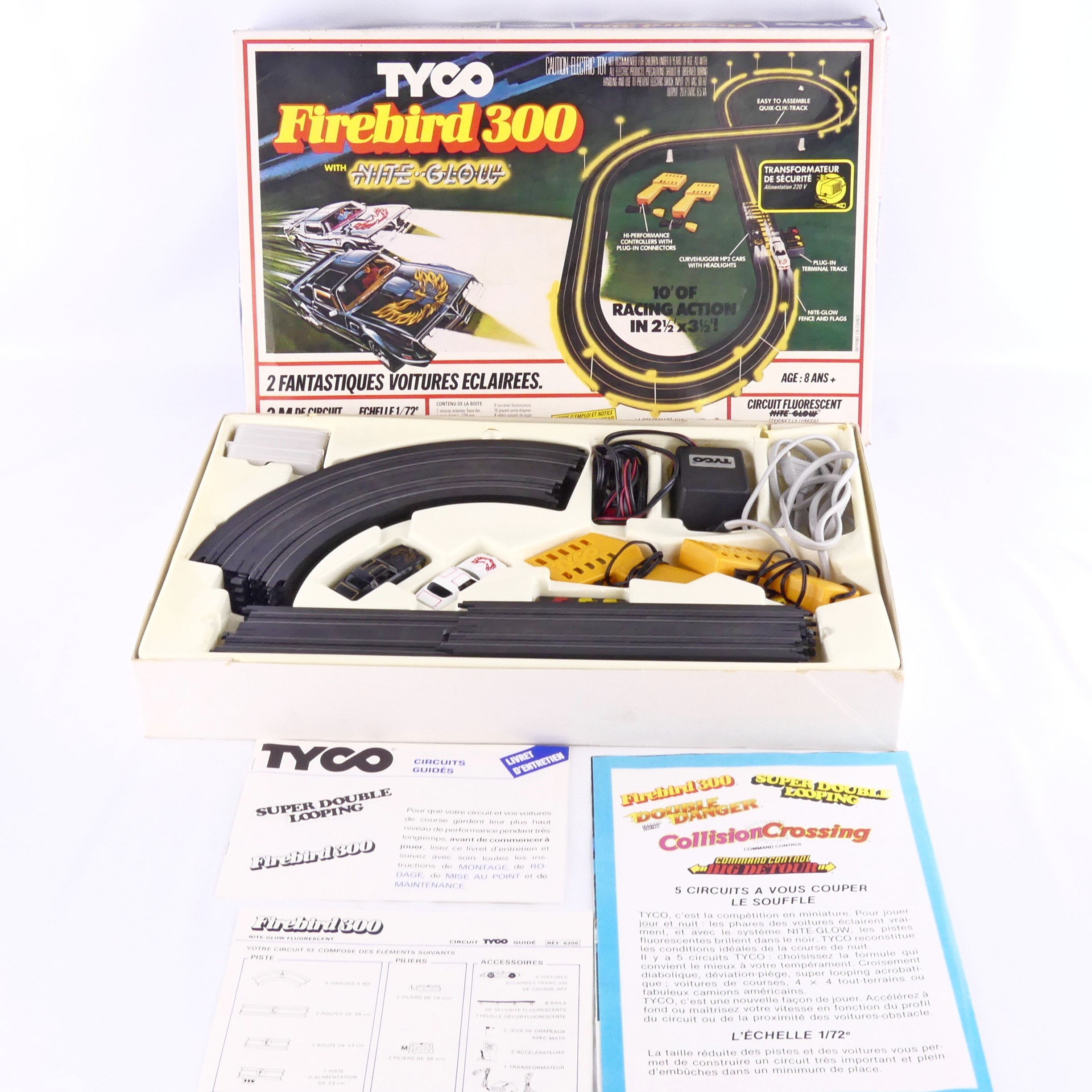 Circuit voiture "Tyco Firebird 300" - Label Emmaüs
