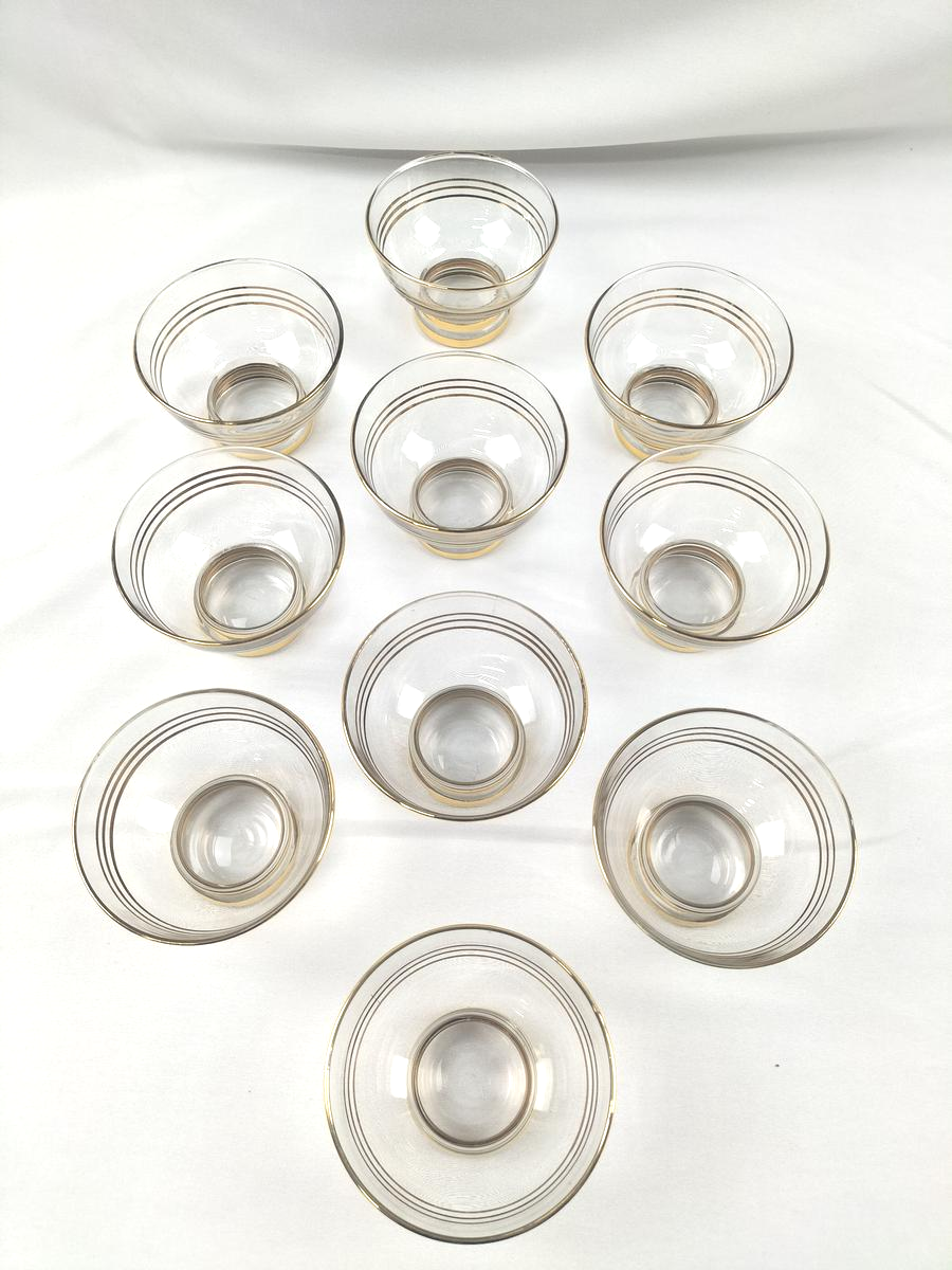 Lot de 10 coupelles en verre - Label Emmaüs