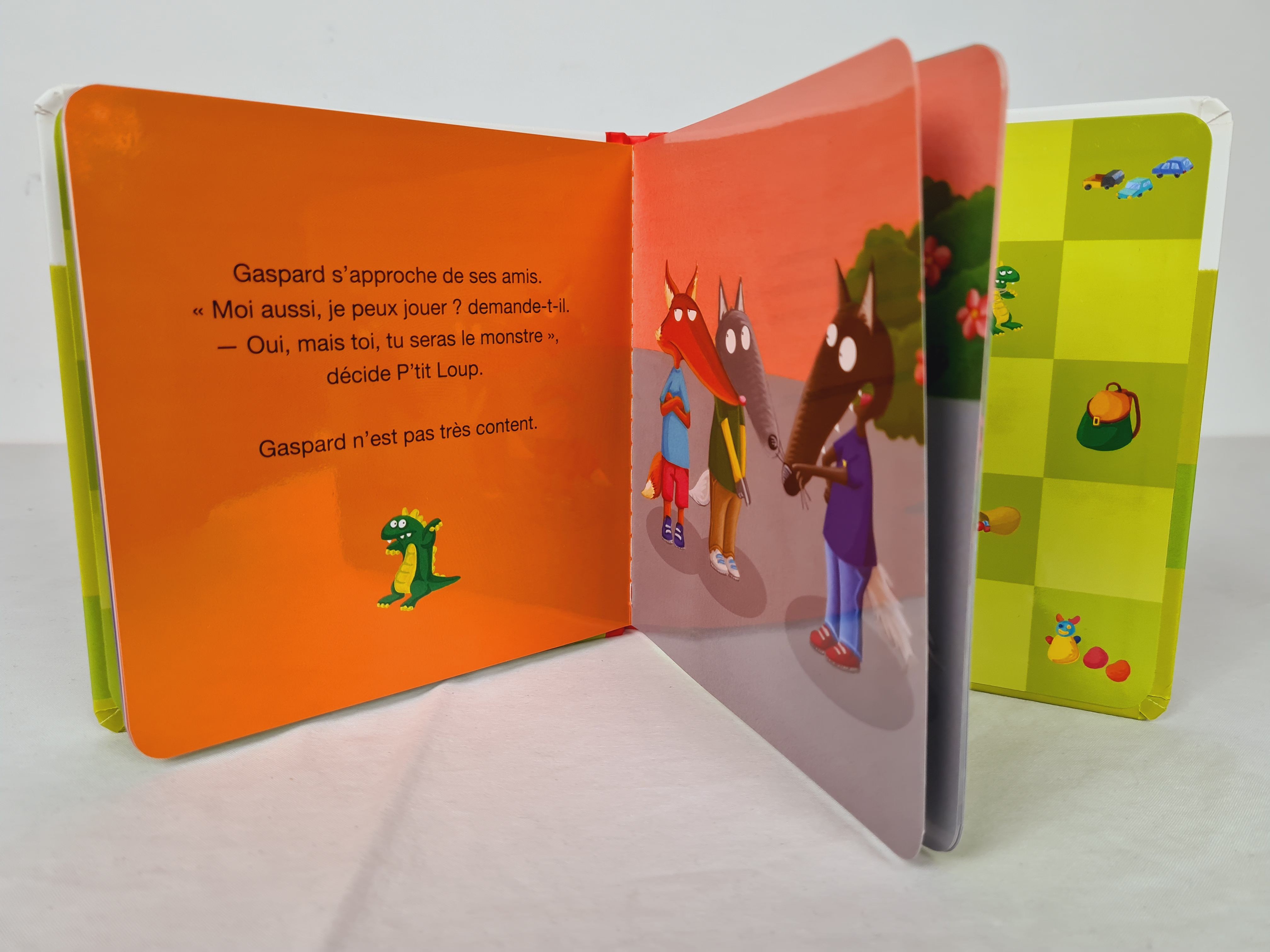 Livre jeunesse - P'tit loup veut être le chef - Label Emmaüs