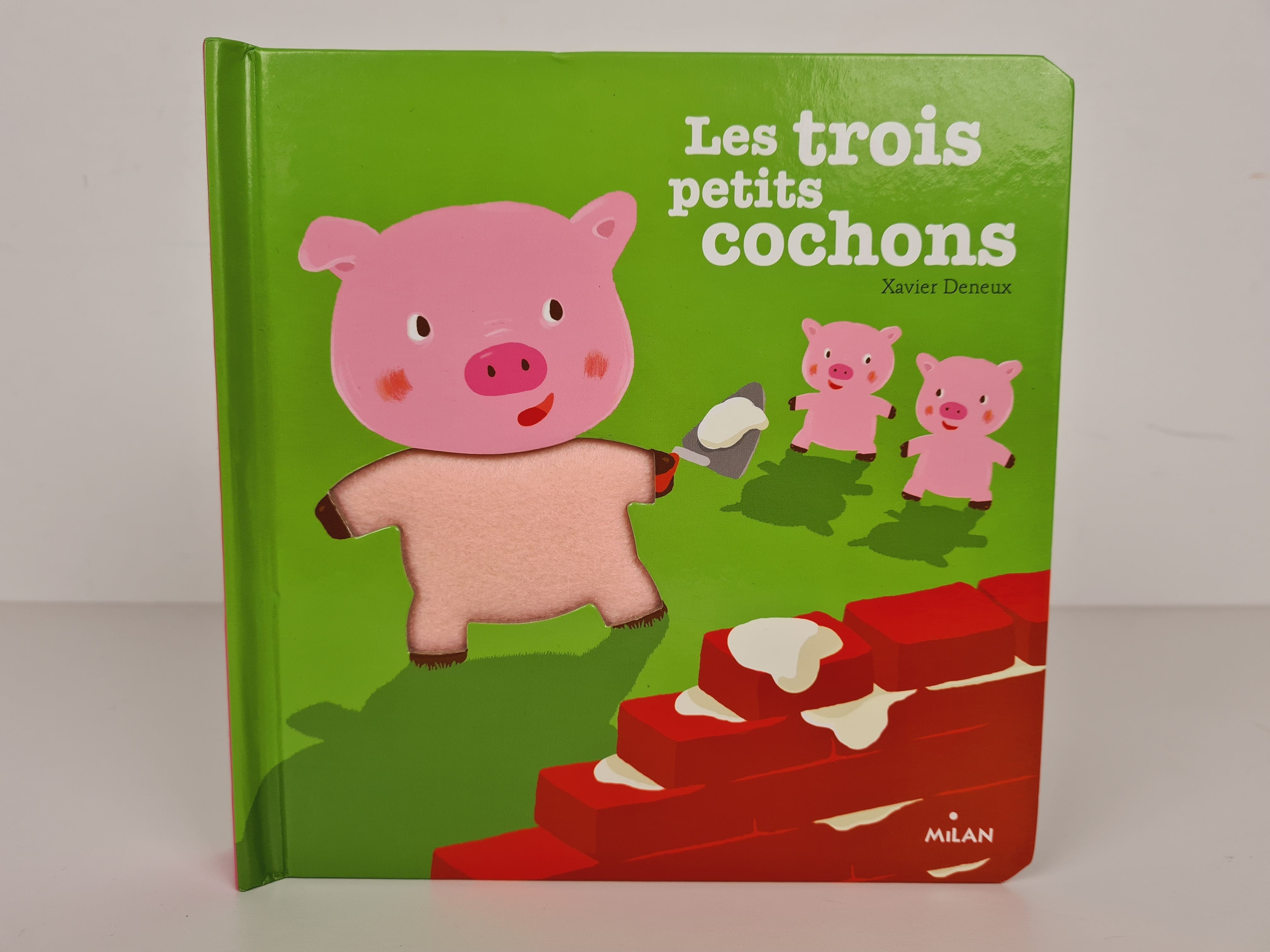 Livre pages tactiles - Les trois petits cochons -Milan Editions ...