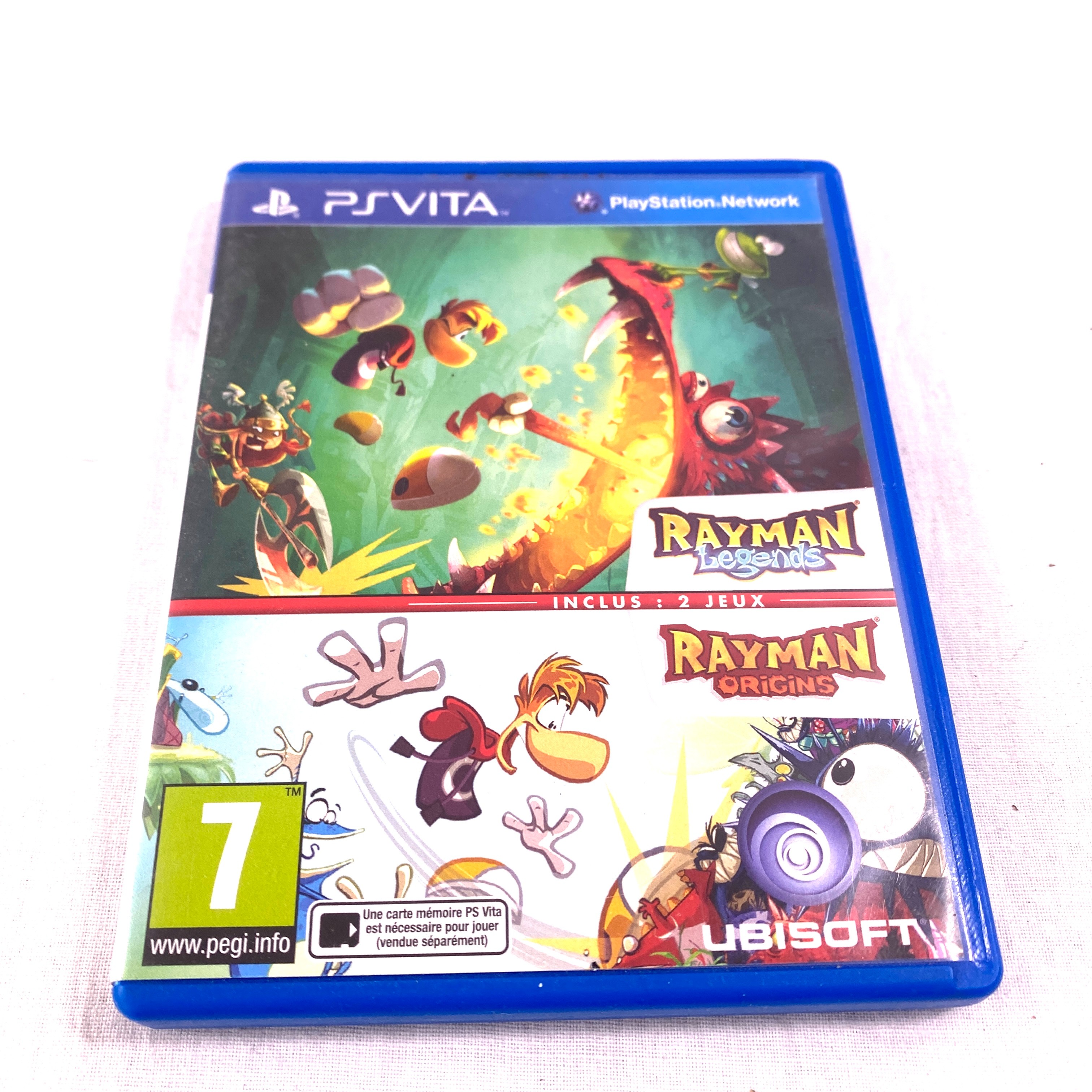 Jeu PS Vita Rayman légende et Origins - Label Emmaüs