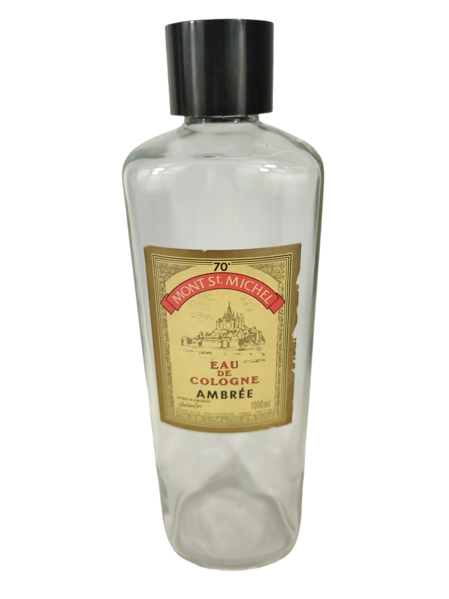 🏠 Ancienne bouteille d'eau de Cologne Mont-Saint-Michel (vide) pour la ...