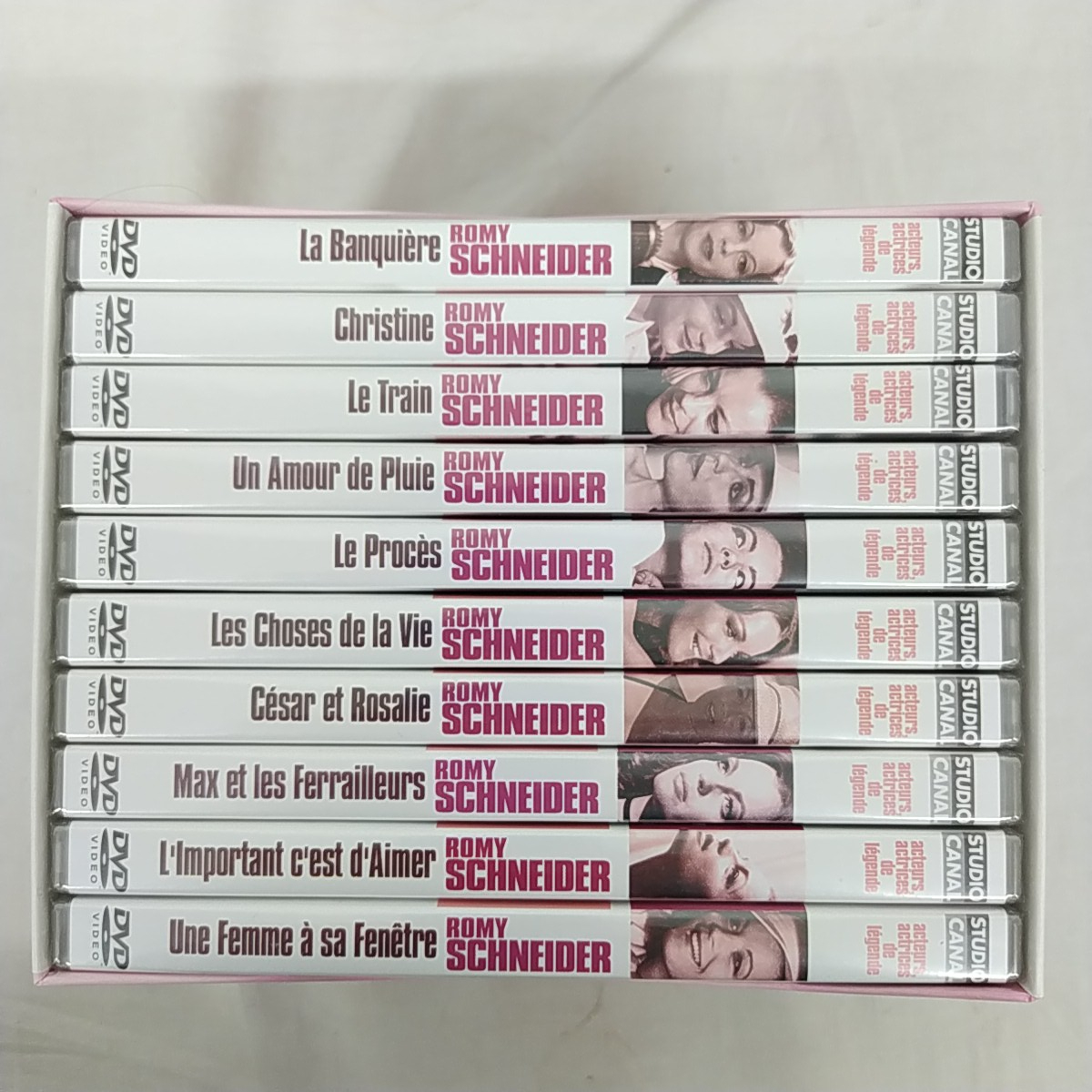 Coffret de 10 DVD Romy Schneider - Acteurs et actrices de légende ...