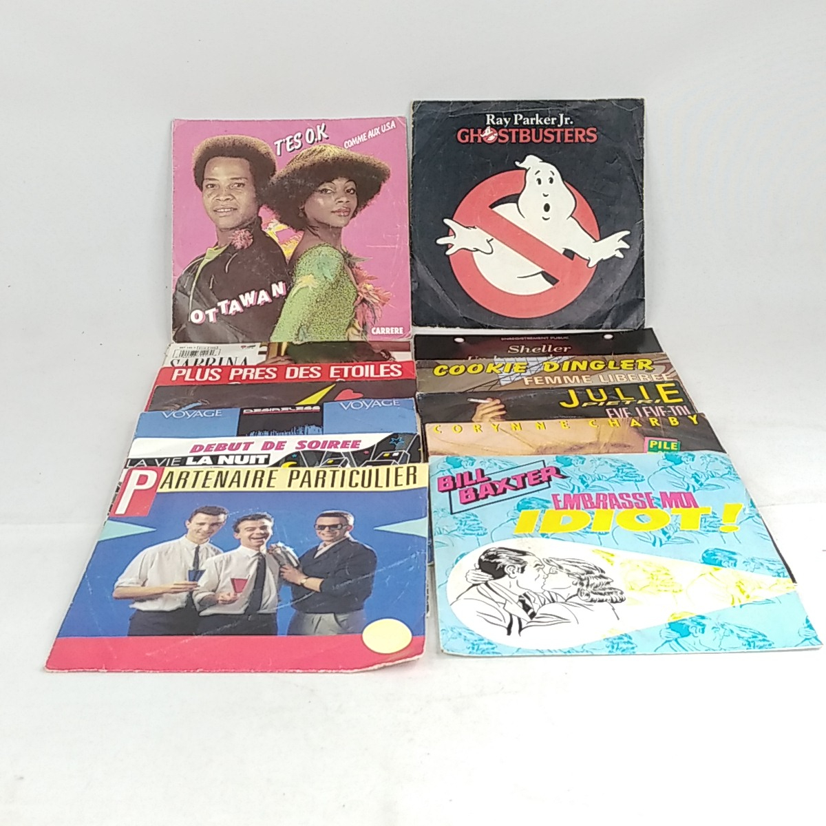 Vinyles 45 tour années 80 - Label Emmaüs