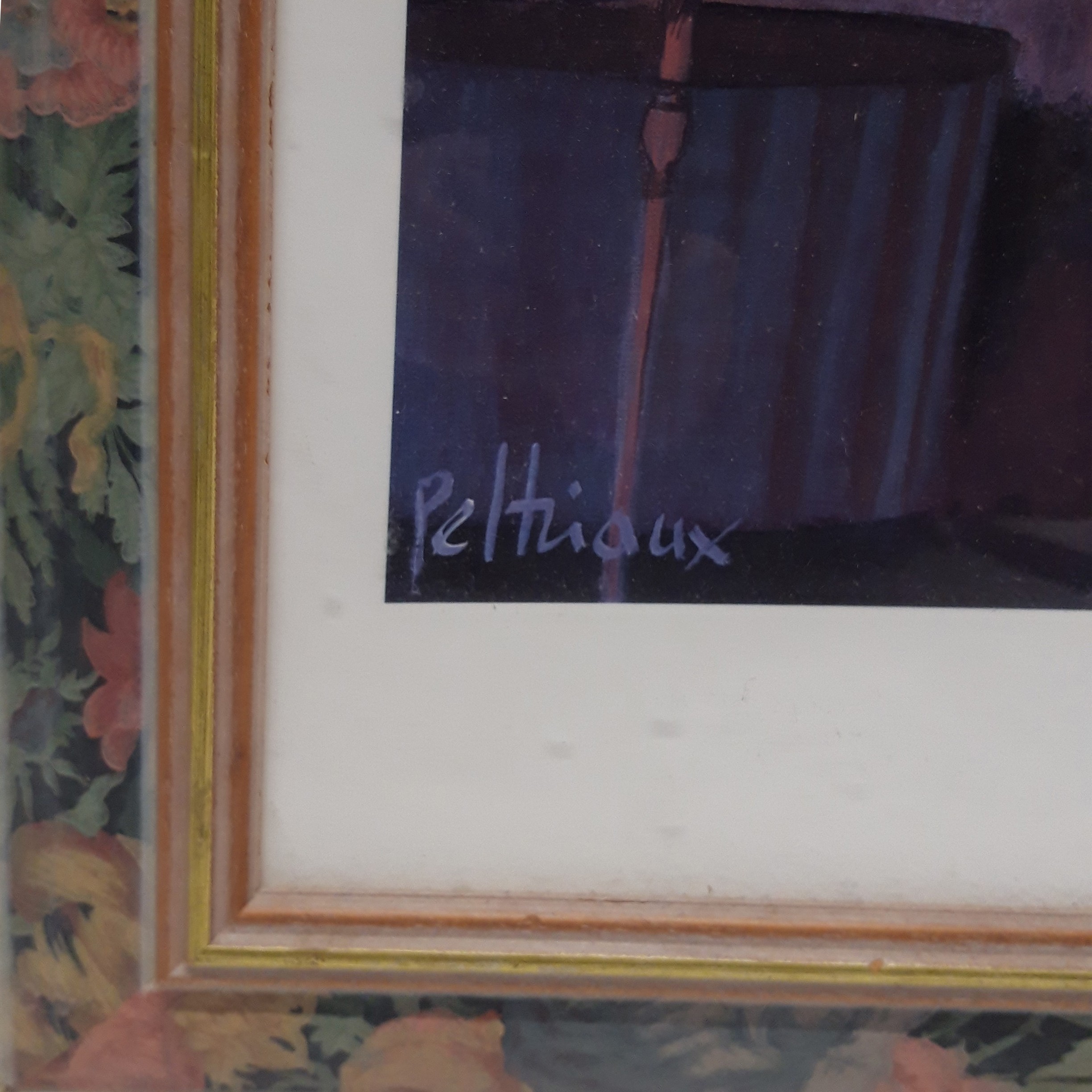 🏠 Tableau – Reproduction d’une Lithographie signée PELTRIAUX ...