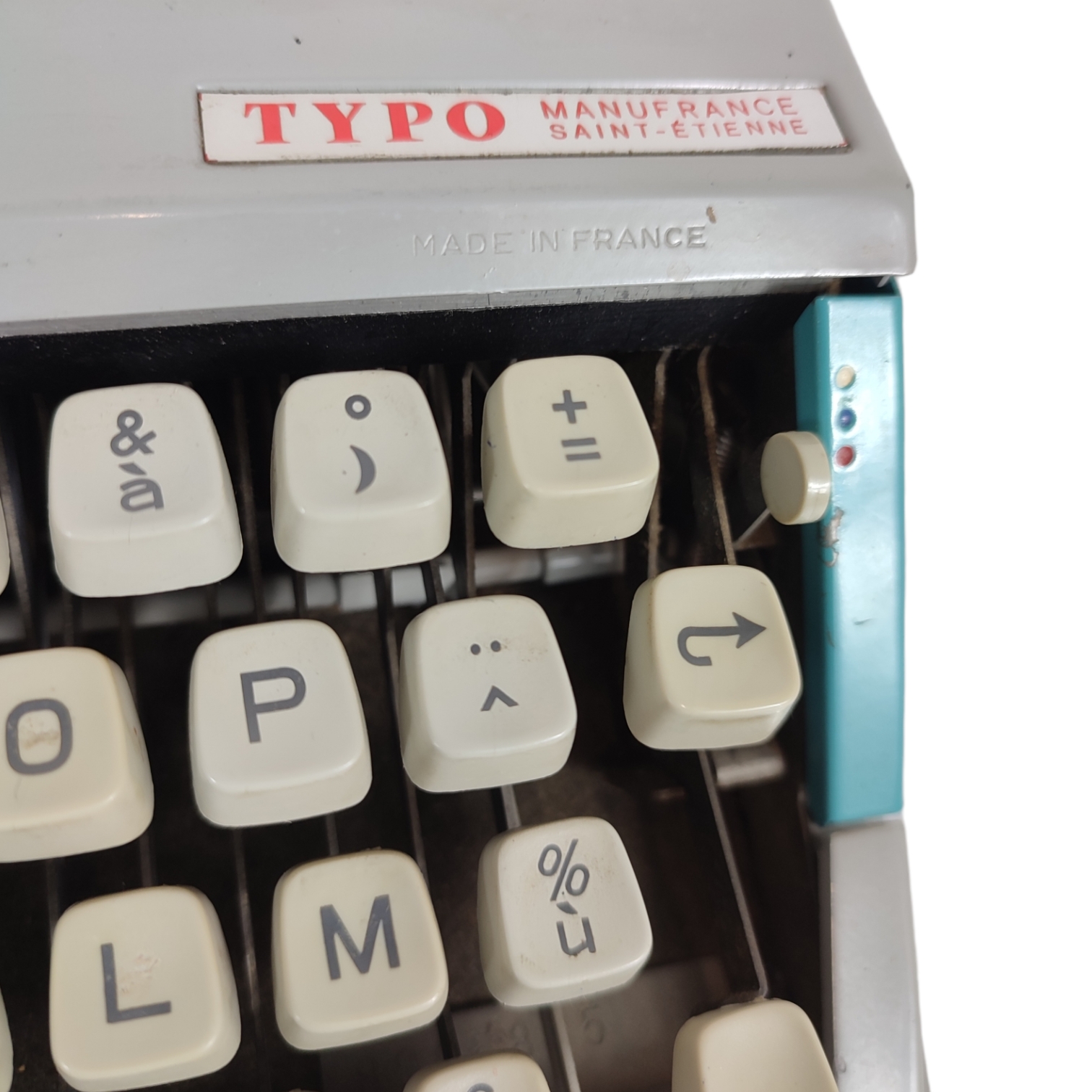 Machine à écrire portative modèle "Typo" - MANUFRANCE - années 1970 ...