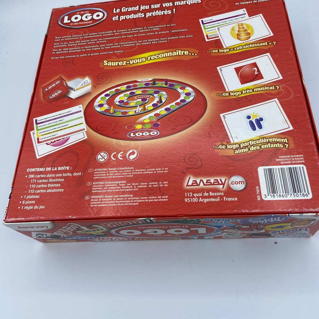 Jeu du Logo et des marques - Lansay - Label Emmaüs