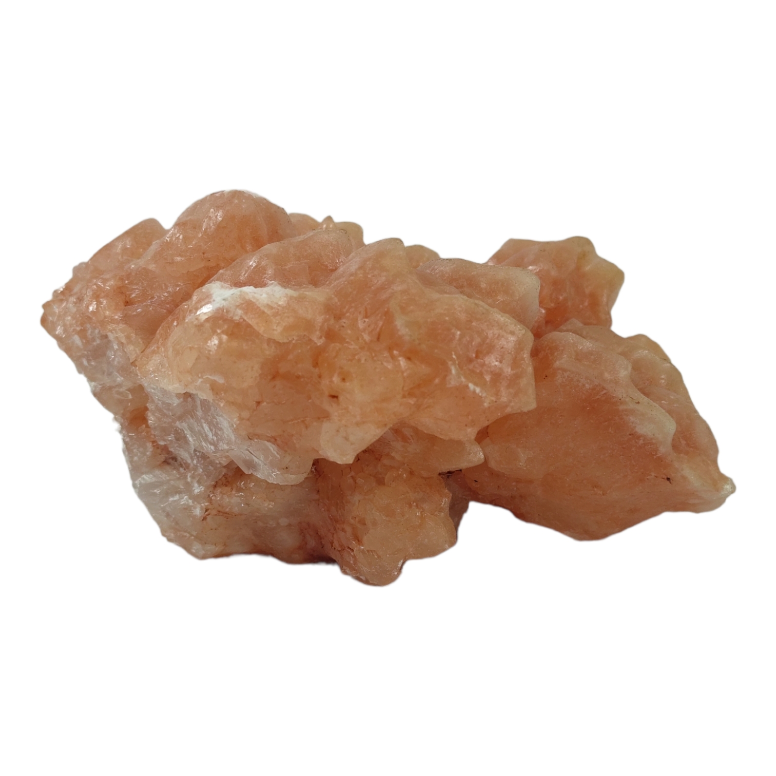 Calcite orange cristallisée brute - pierre naturelle - 500 g - Label Emmaüs