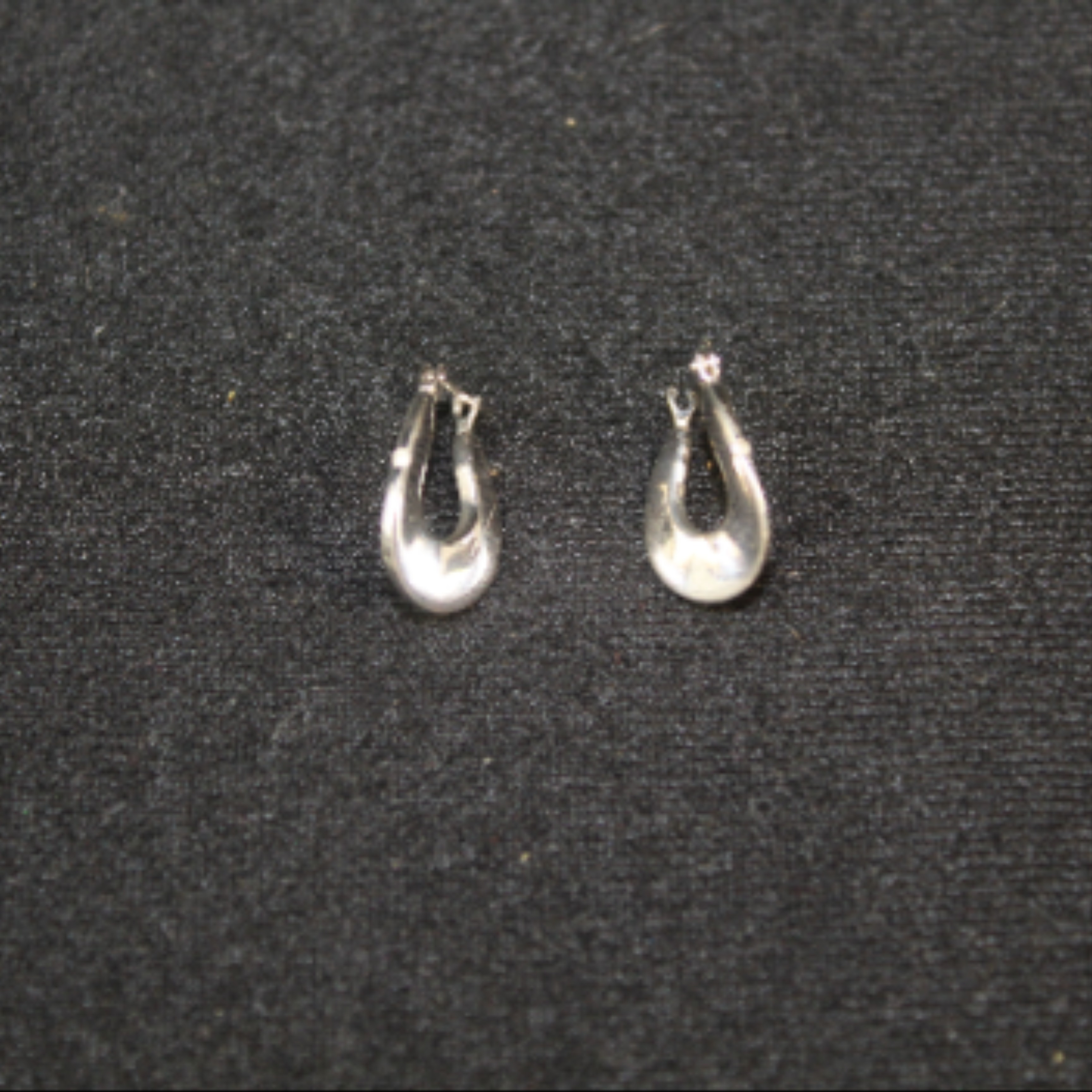 👕 Paire de Boucles d'Oreille créoles en Argent et Petit Eclat de ...