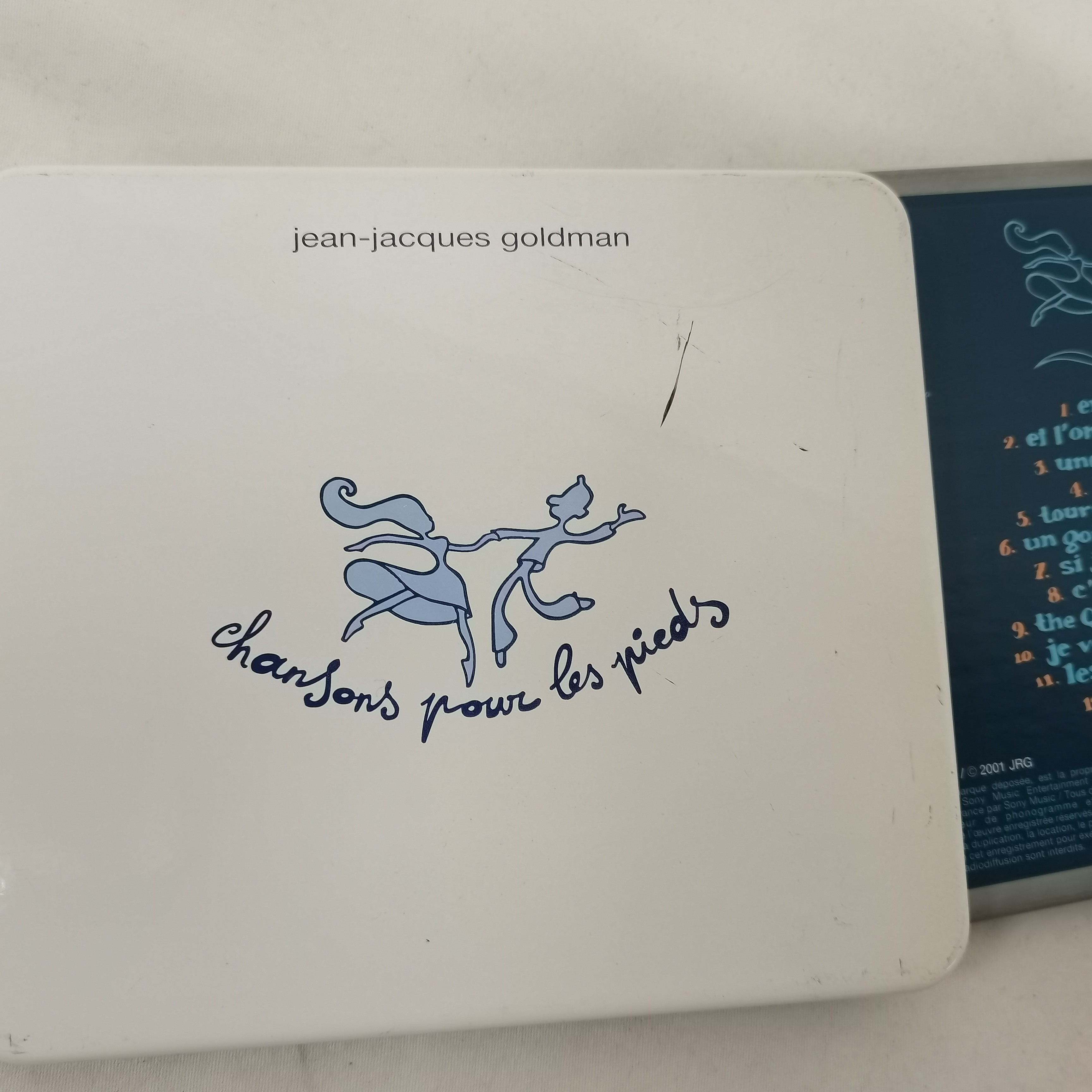 Coffret chansons pour les pieds de Jean Jacques Goldman livret + CD ...