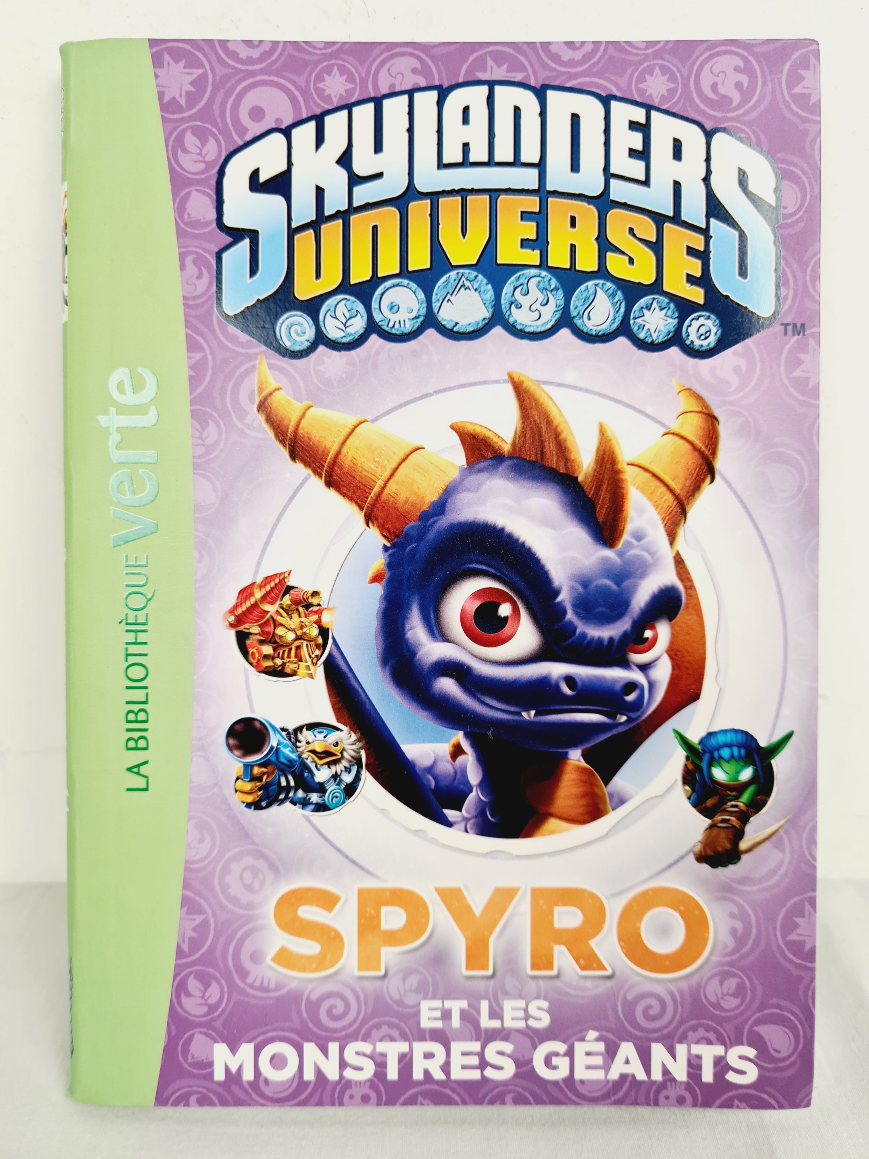 📖 Livre Bibliothèque Verte - Skylanders Universe Spyro et les monstres ...