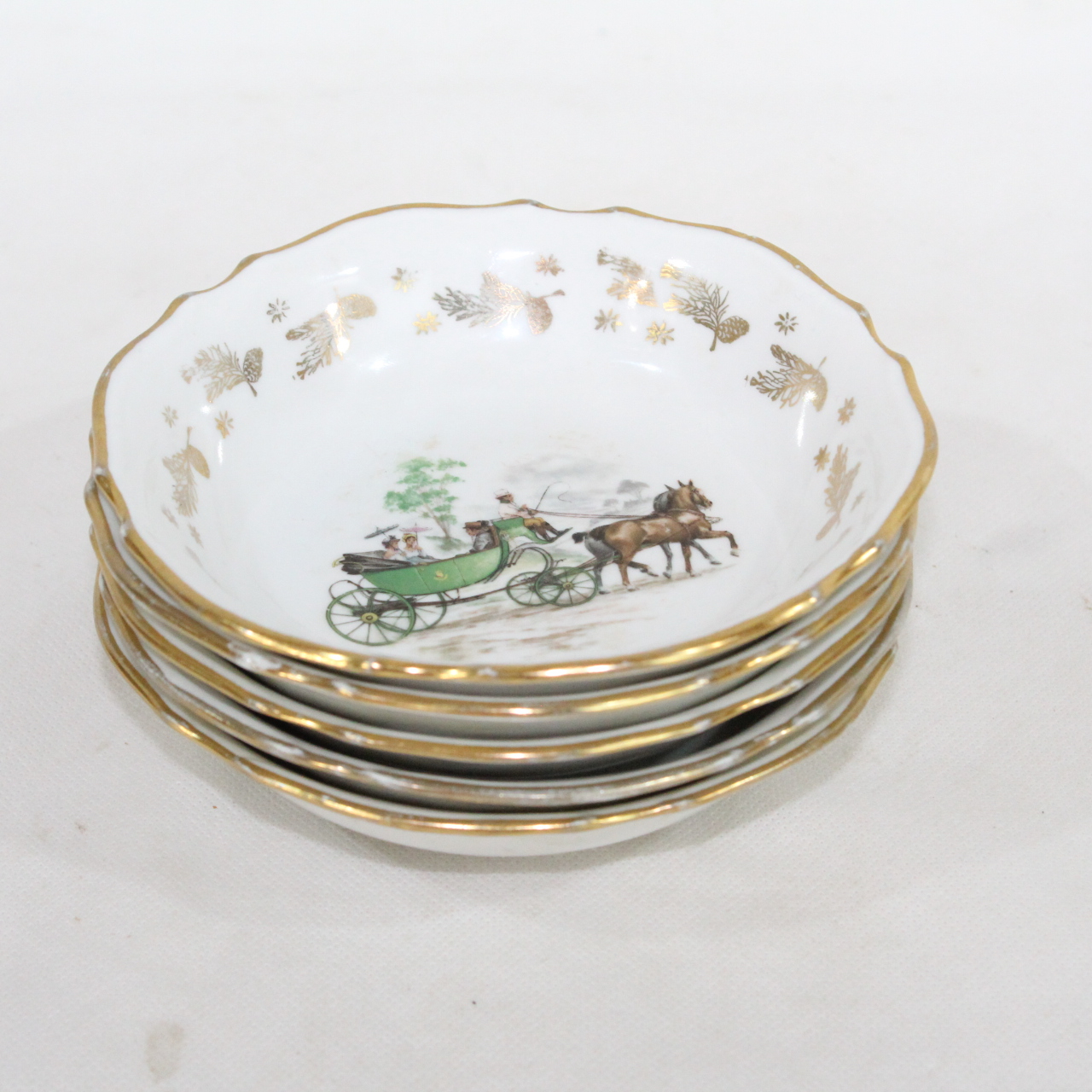 🏠 Lot de 5 coupelles porcelaine de luxe de la compagnie nationale pour la maison pas cher et ...