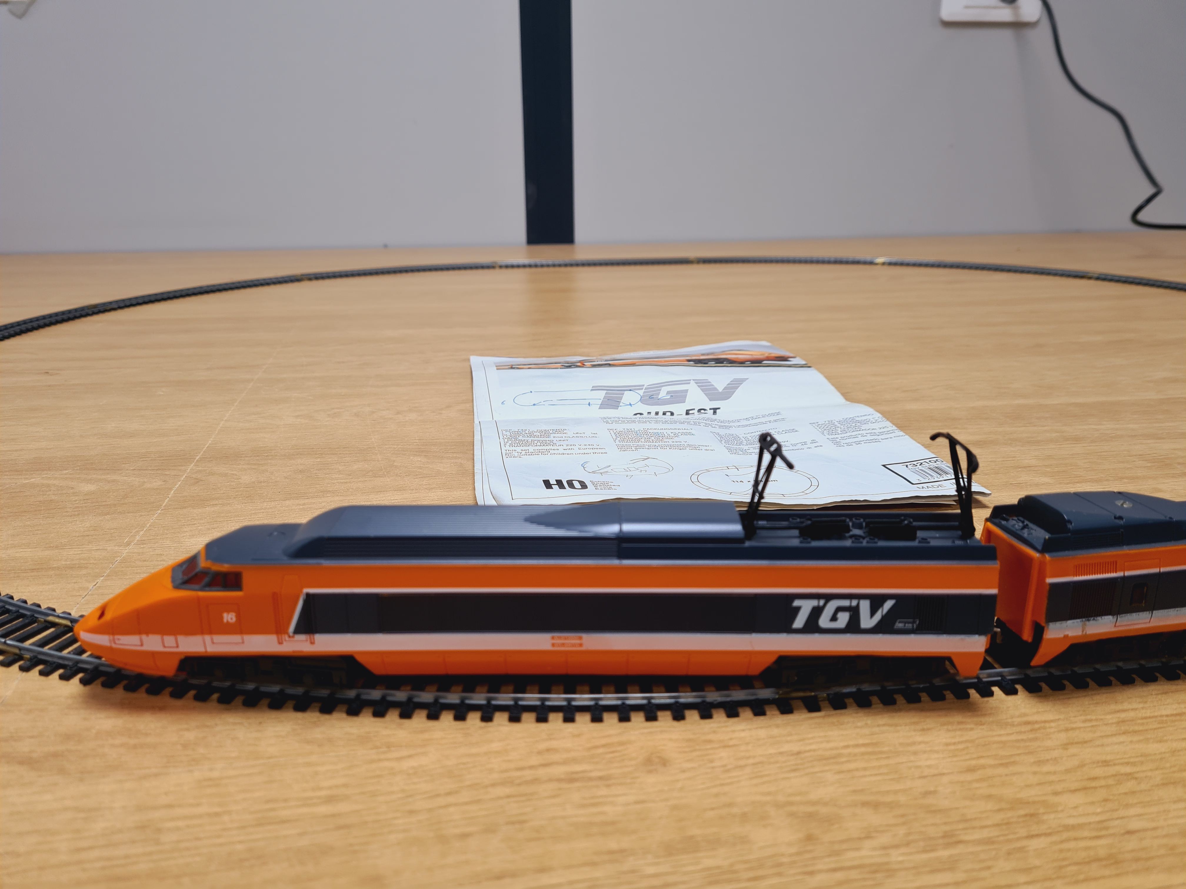 Circuit train électrique vintage - TGV sud-est Jouef HO - 8 ans ...