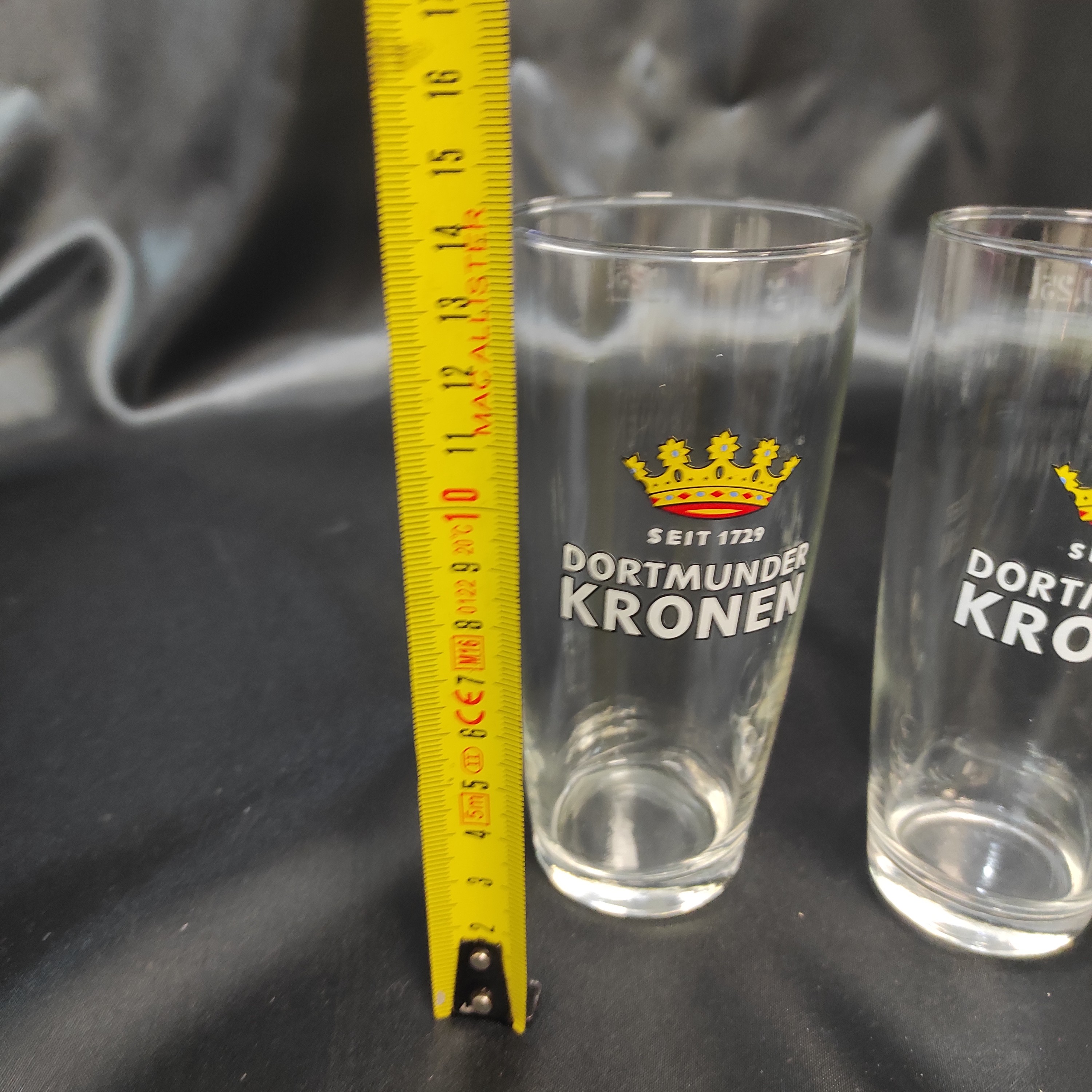 Lot verre a biere - Dortmunder kronen - Label Emmaüs