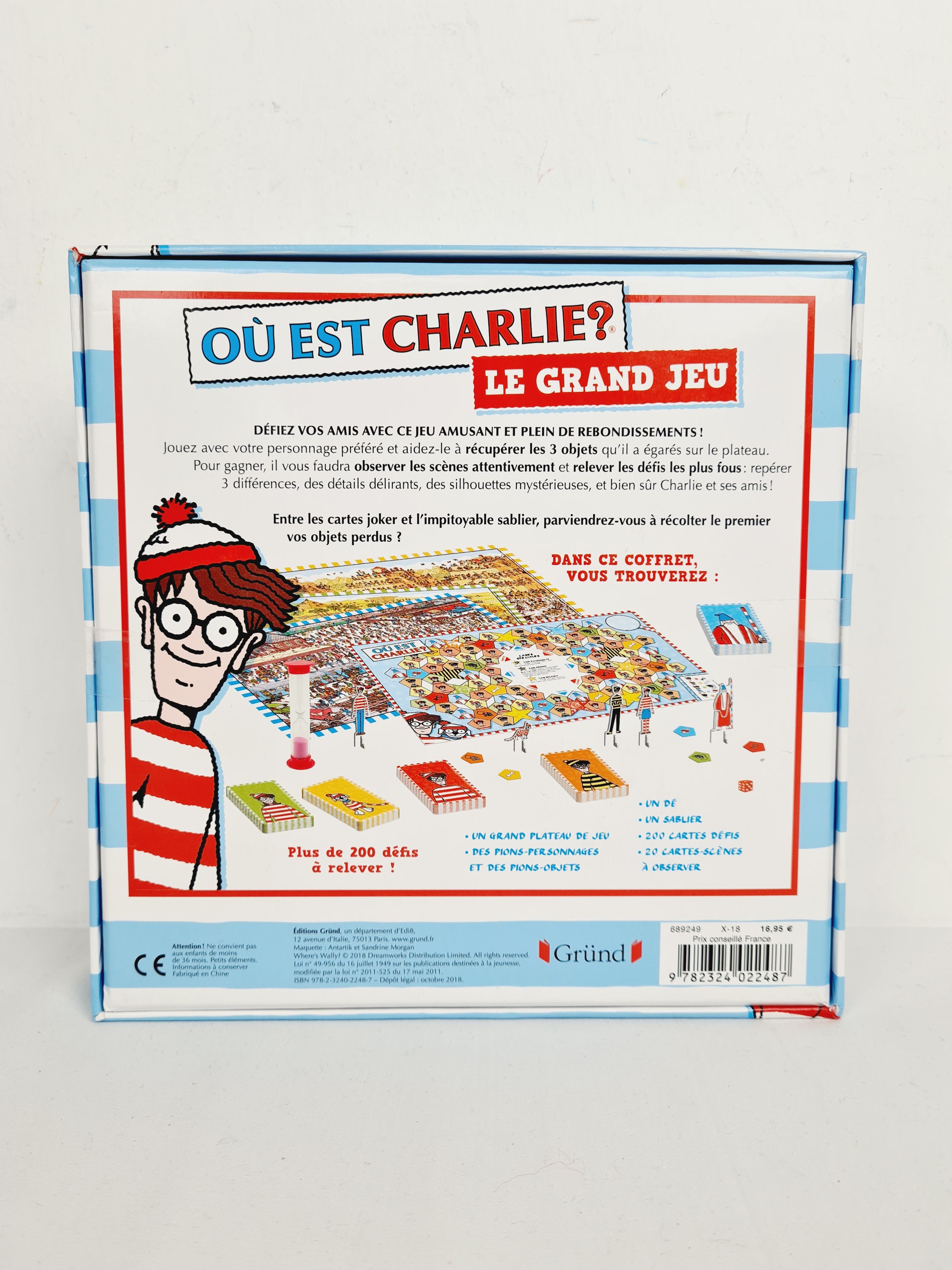 Jeu de société - Ou est Charlie ? le grand jeu - GRUND - Label Emmaüs