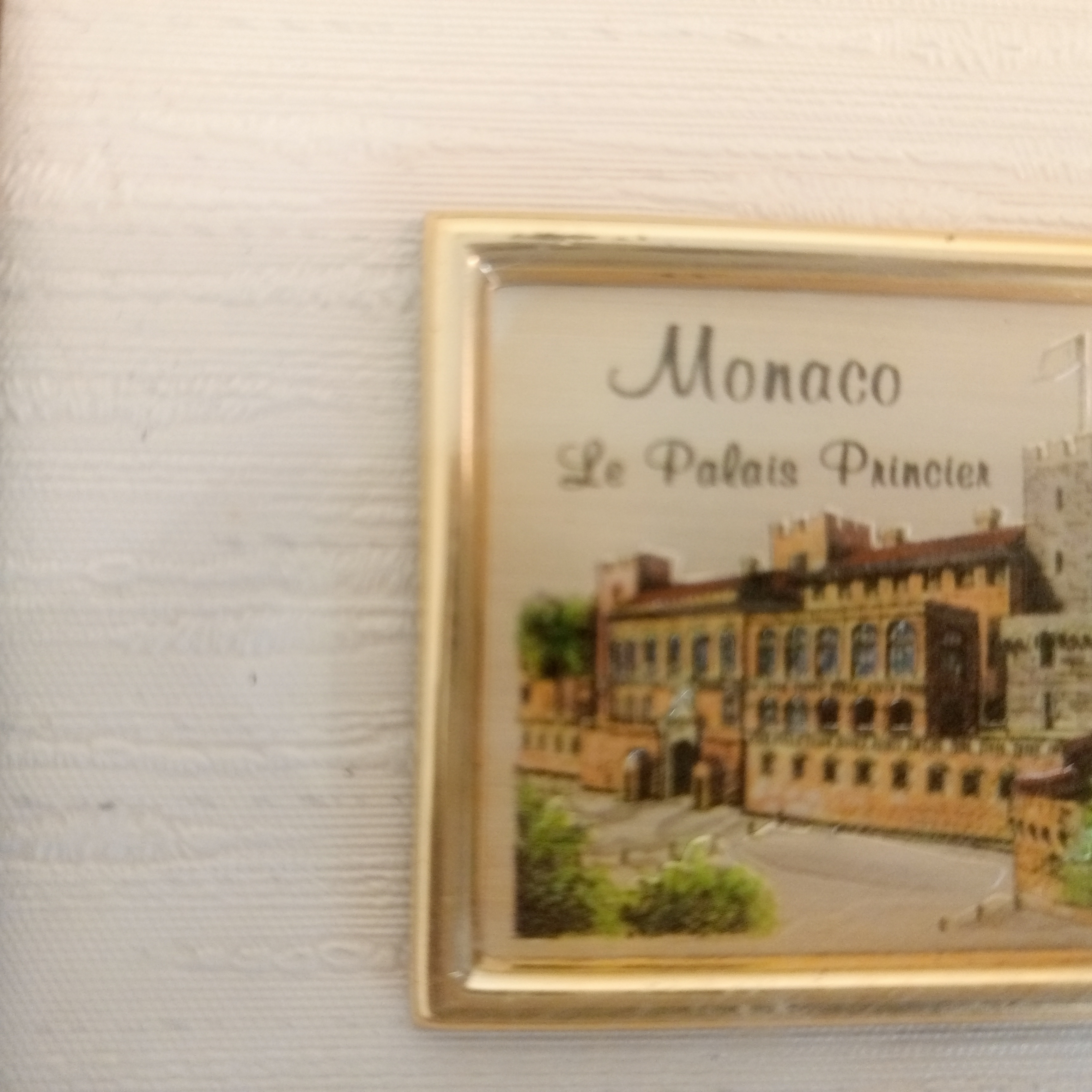🏠 Tableau Miniature en Relief Monaco Le Palais Princier pour la maison ...