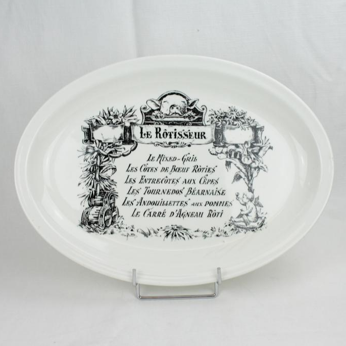 Plat "Le Rotisseur" - Gien - Label Emmaüs