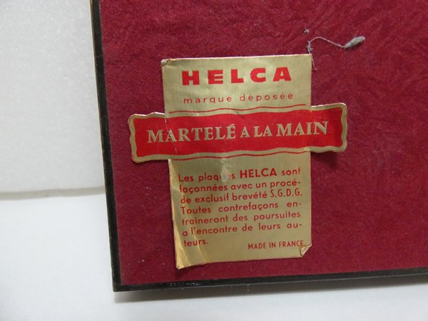 Tableau émail HELCA "La Fille et son chiot" de Charles Burton - Label ...