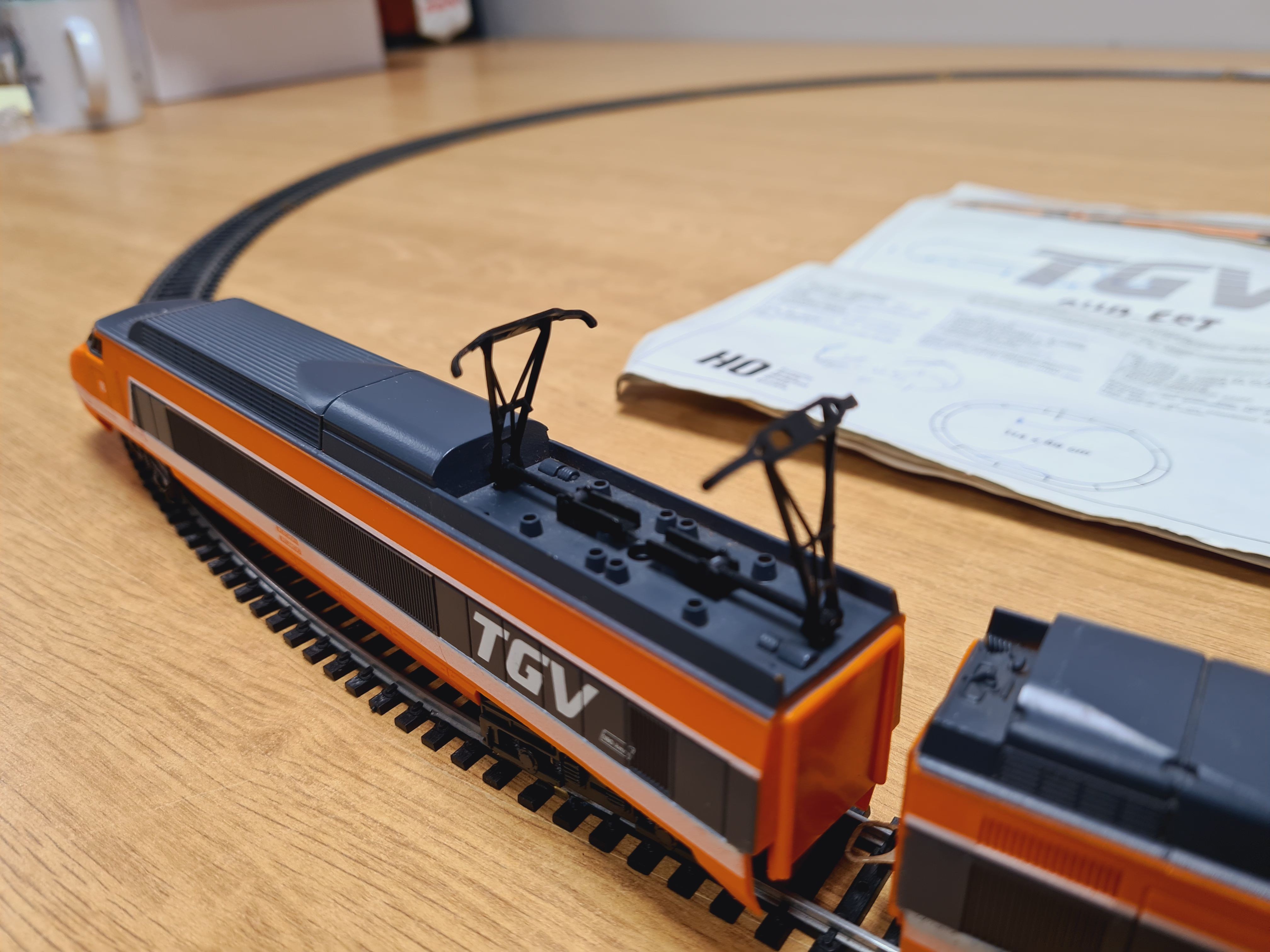 Circuit train électrique vintage - TGV sud-est Jouef HO - 8 ans ...