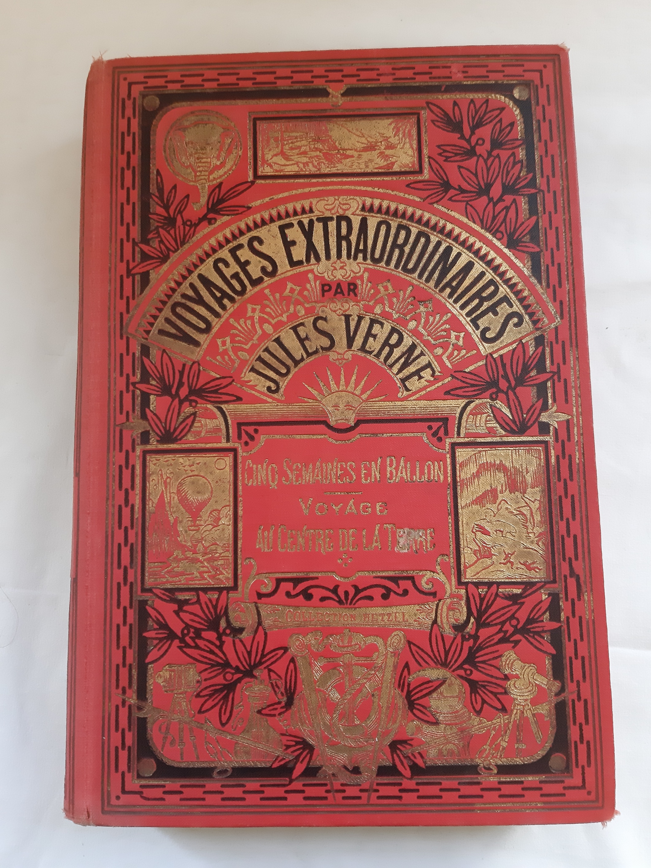 📖 Voyages Extraordinaires par Jules Verne, Cinq Semaines en Ballon ...
