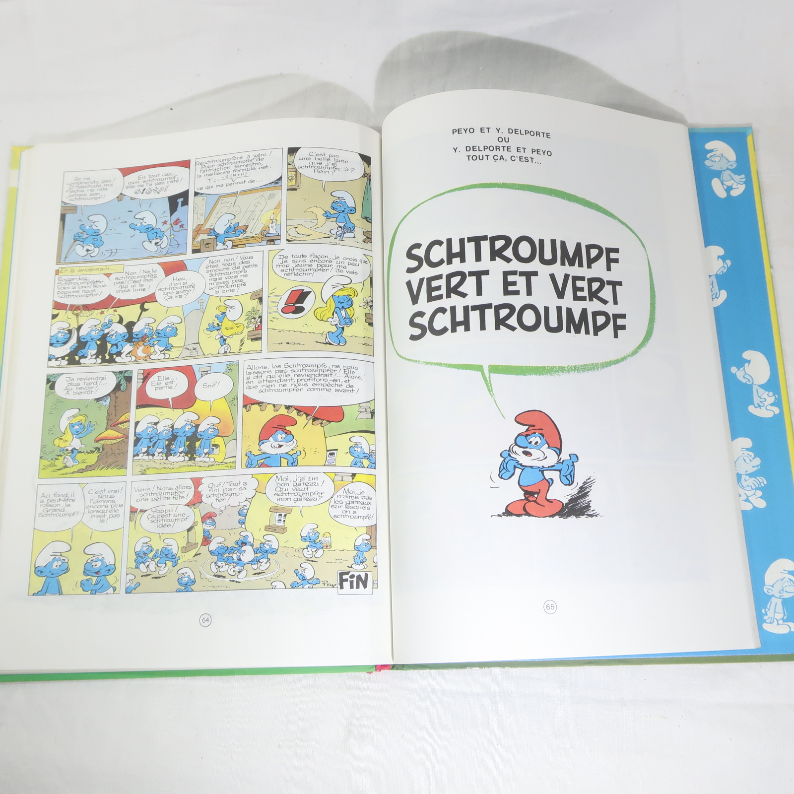Double Album Les Schtroumpfs " La Schtroumpfette/Schtroumpf Vert et ...