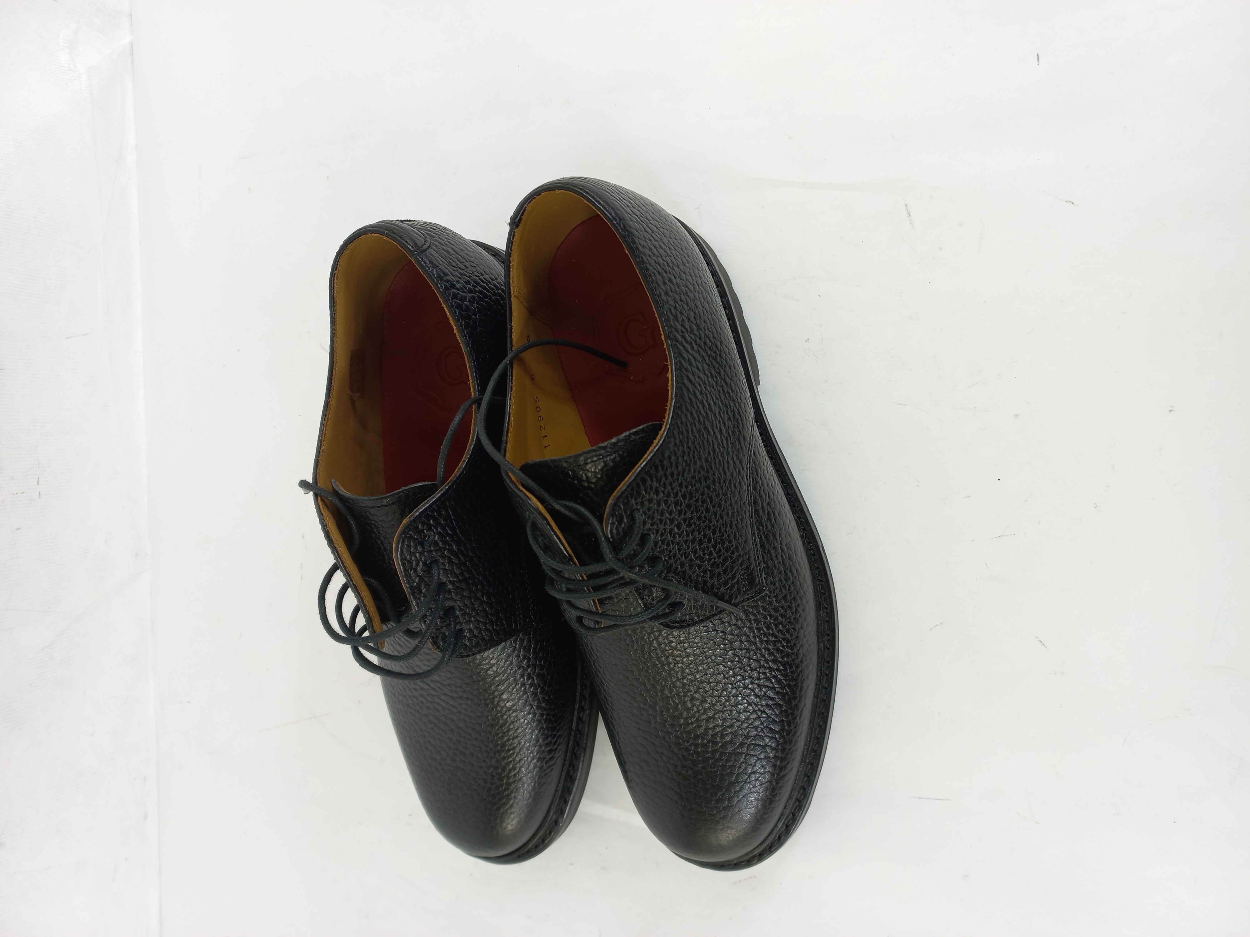 Chaussure mixte marque Grenson REAL LEATHER Curt grain matières en cuir ...