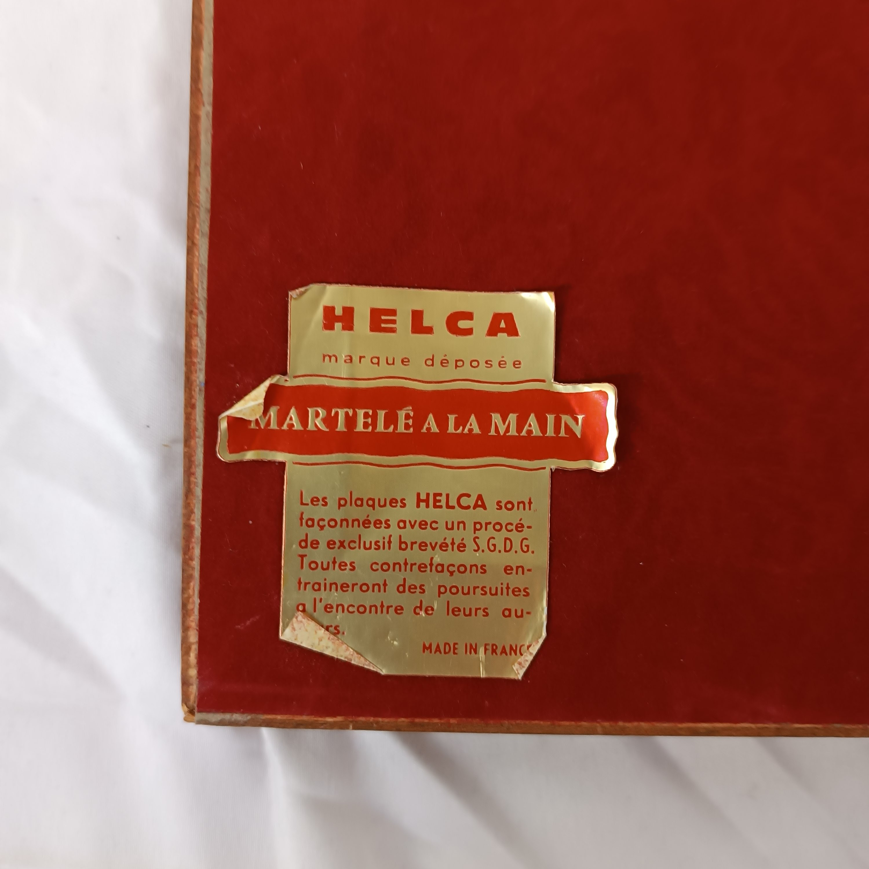 🏠 Tableau "Helca" (martelé à la main) représentant "Les Glaneuses" , de ...