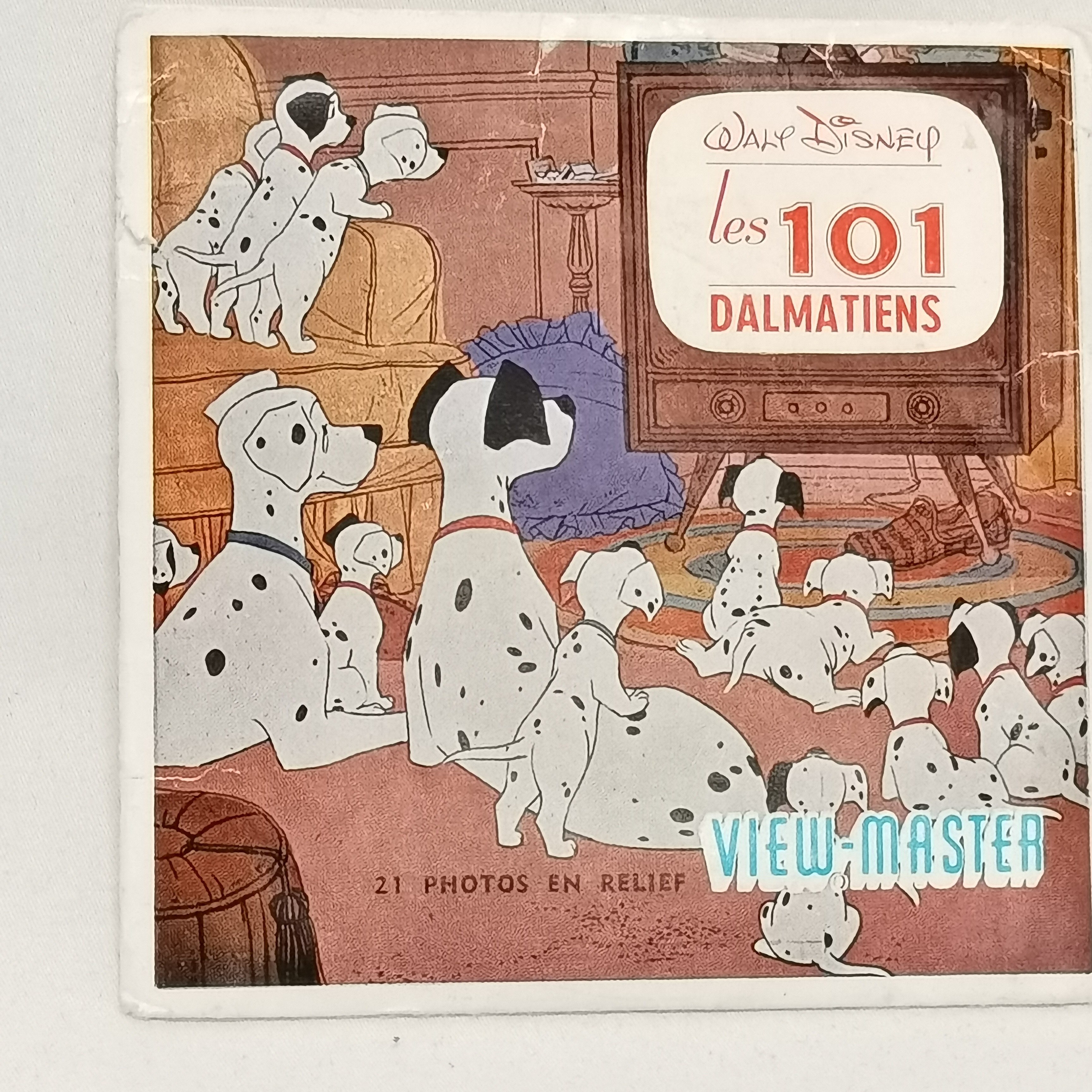 Pochette 3 disques + livret view-master - Walt disney les 101 ...