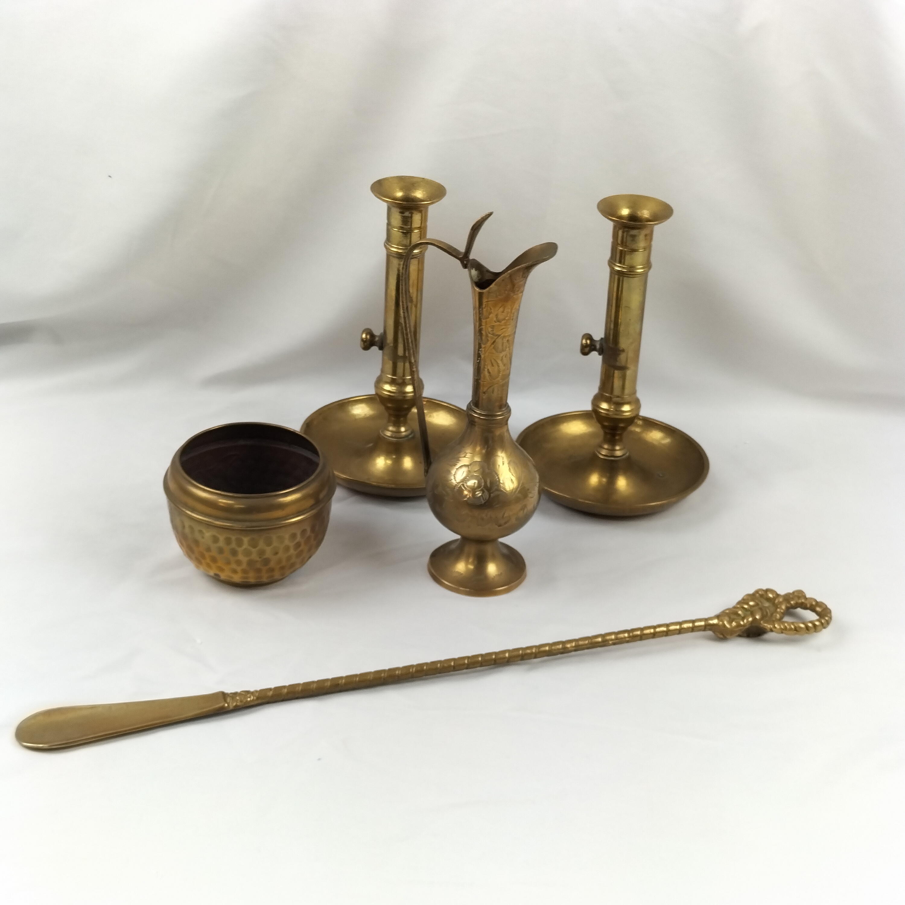Lot de 5 jolis objets en laiton - Label Emmaüs