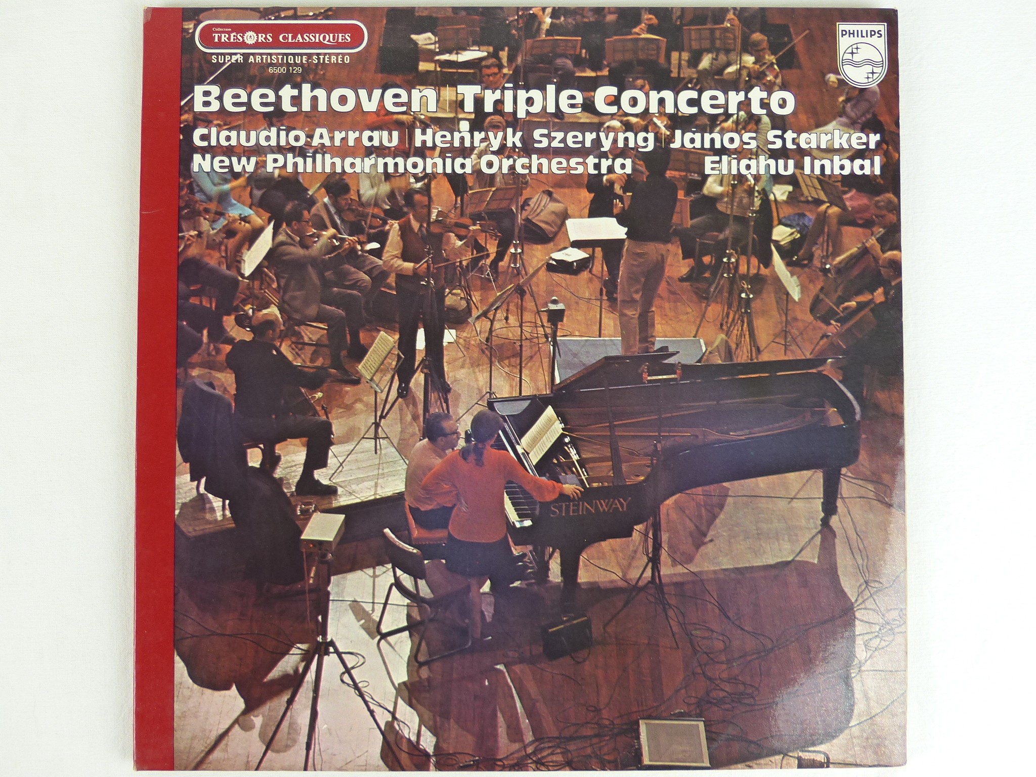 🎲 Vinyles Beethoven, Triple Concerto, Claudio Arrau, Henryk Szeryng, Janos Starker, New ...