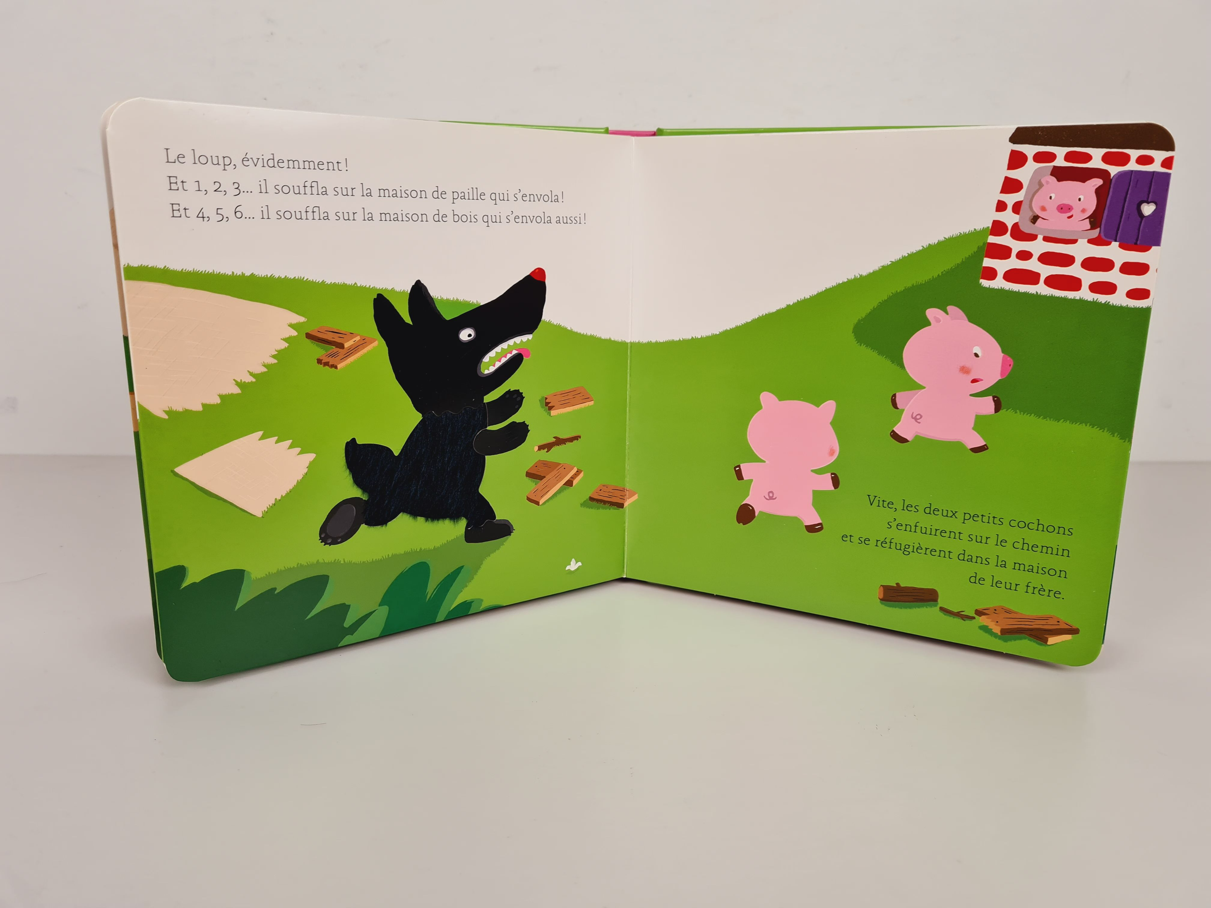 Livre pages tactiles - Les trois petits cochons -Milan Editions ...