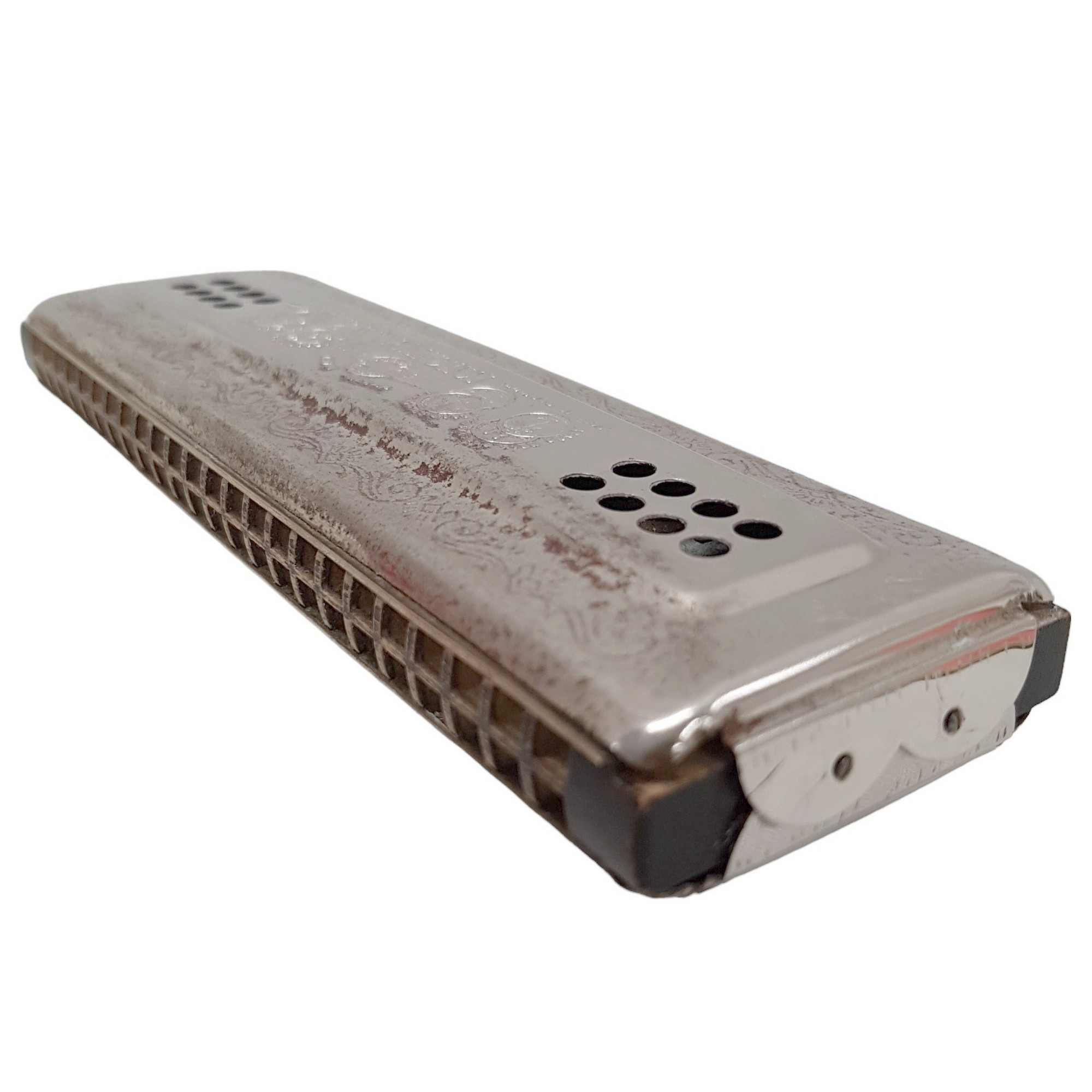 Harmonica M. Hohner The Echo vintage avec sa boite d'origine - Label Emmaüs