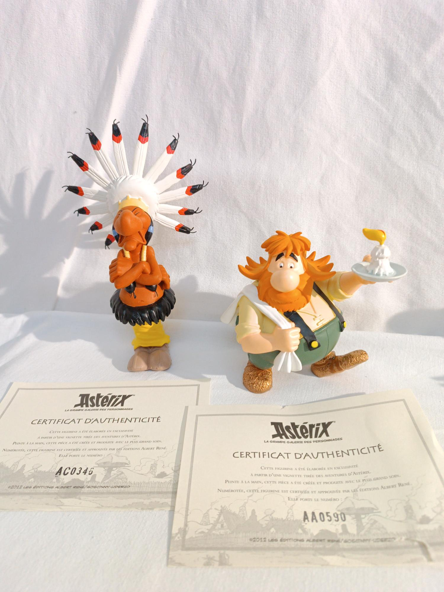 6 figurines Astérix - Collection La Grande Galerie des Personnages ...