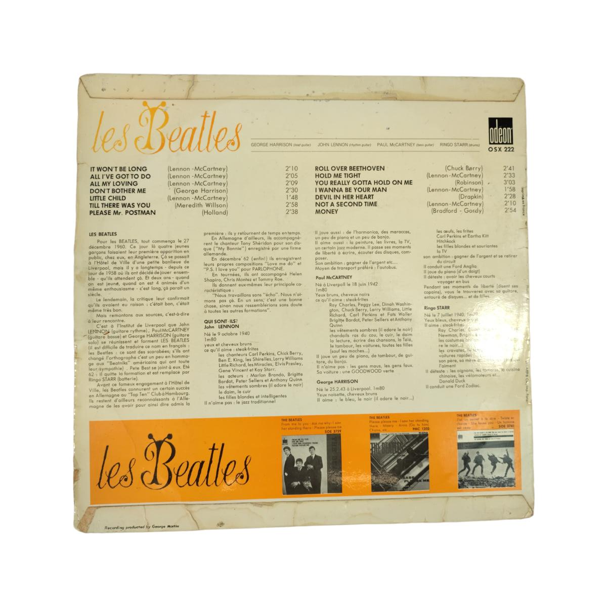 Vinyle 33T The Beatles - Les Beatles - Same (avec languette) - Label Emmaüs