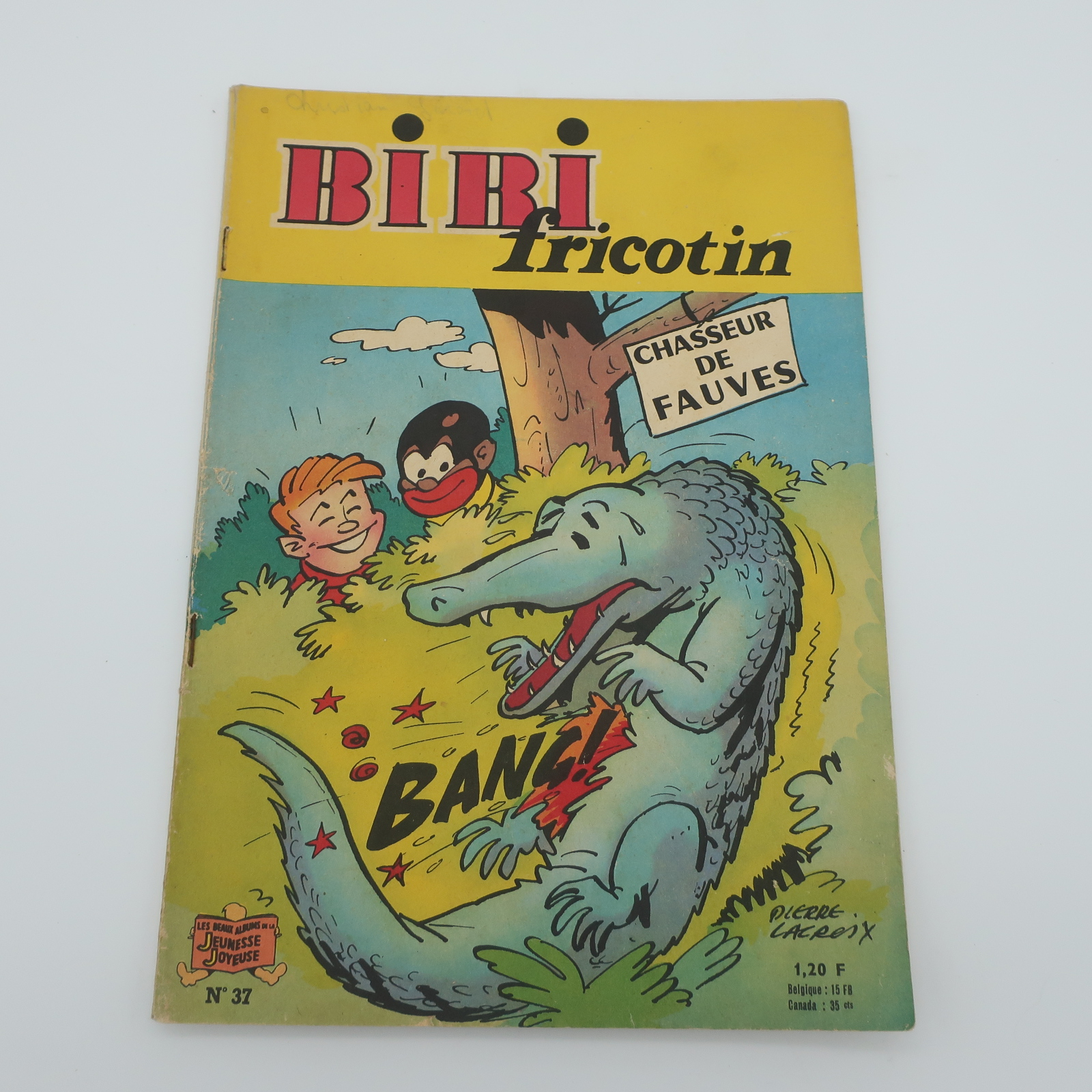 BD " Bibi Fricotin Chasseur de Fauves " N°37 Les Beaux Albums de la Jeunesse 1964 - Label Emmaüs