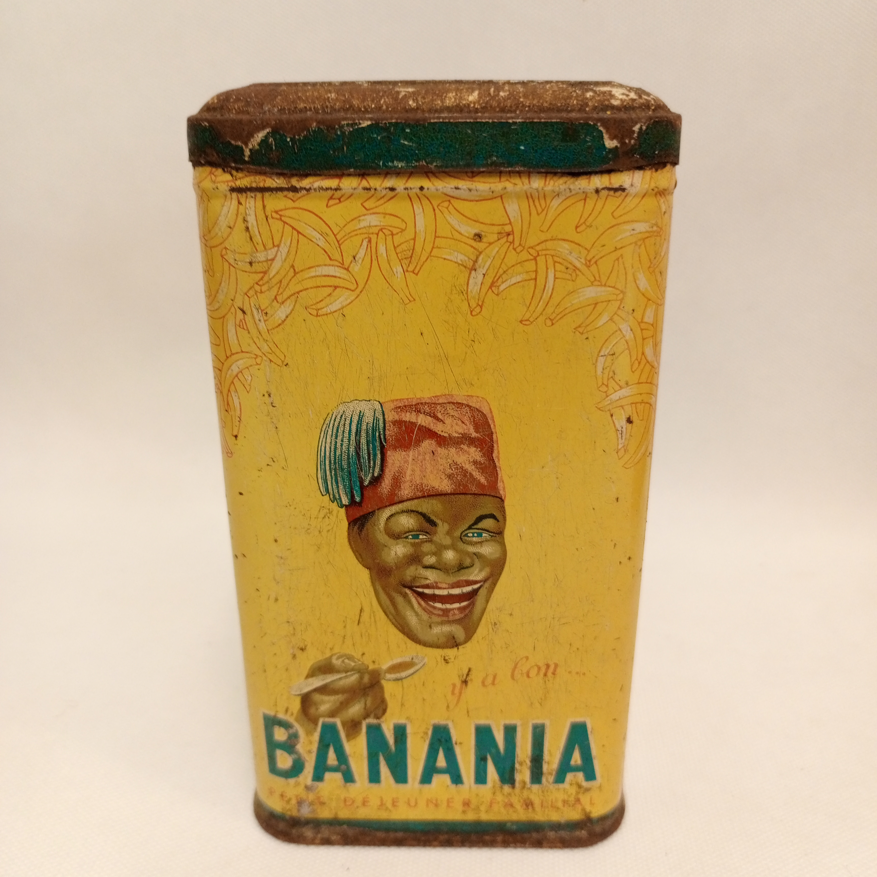 Authentique Boite Vintage Banania Série Boîte Ménagère "Riz" - Label Emmaüs