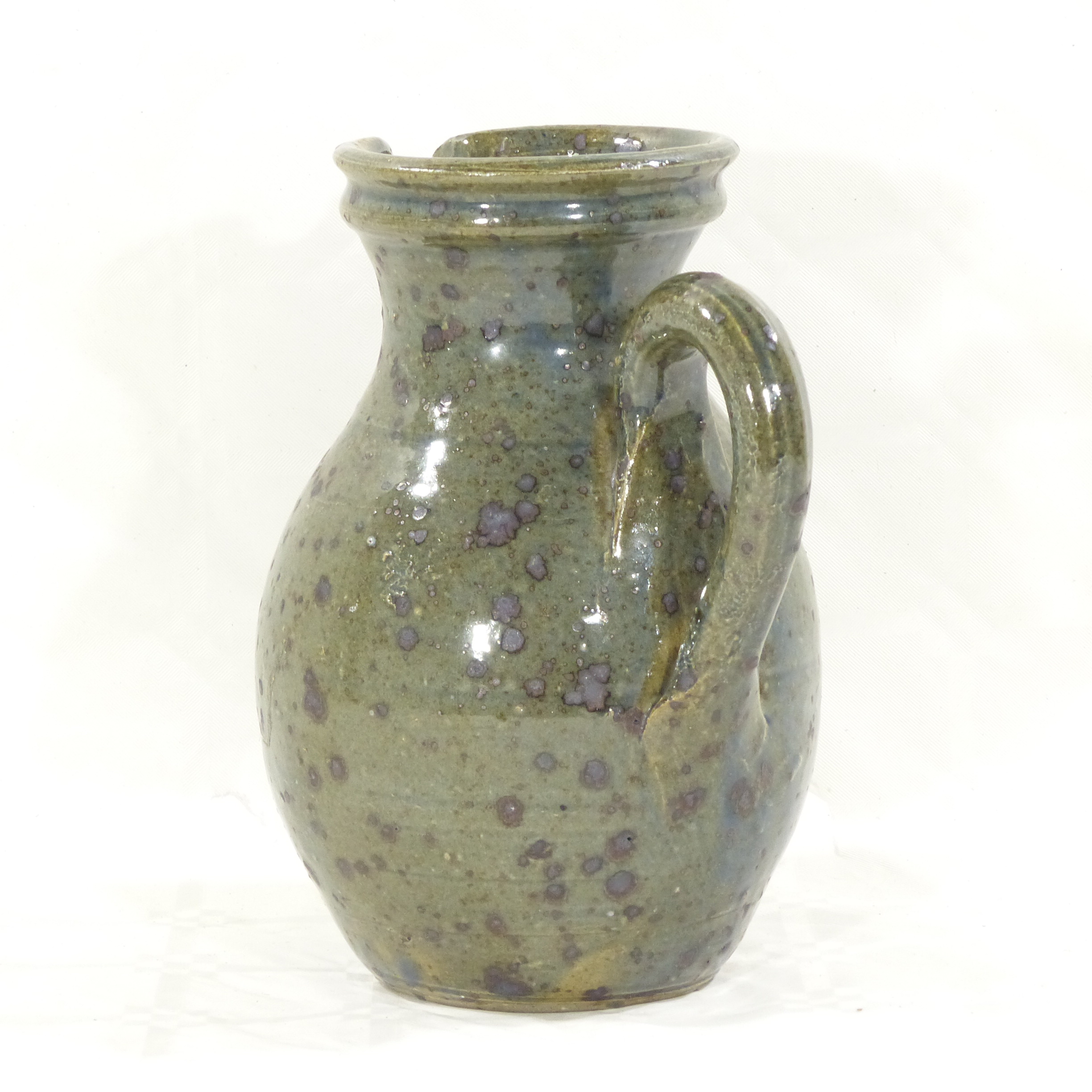 Pichet en grès vintage - Signé Guy Baudat - Label Emmaüs